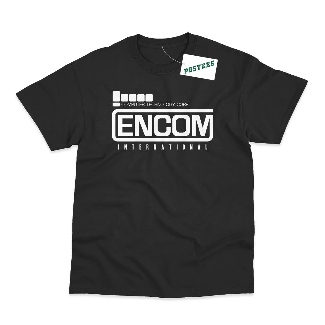 ENCOM International Inspired by Tron Retro Flynns Arcade Printed Black T-Shirt - Walmart.com