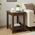 Mainstays Regency End Table, Walnut Finish - Walmart.com
