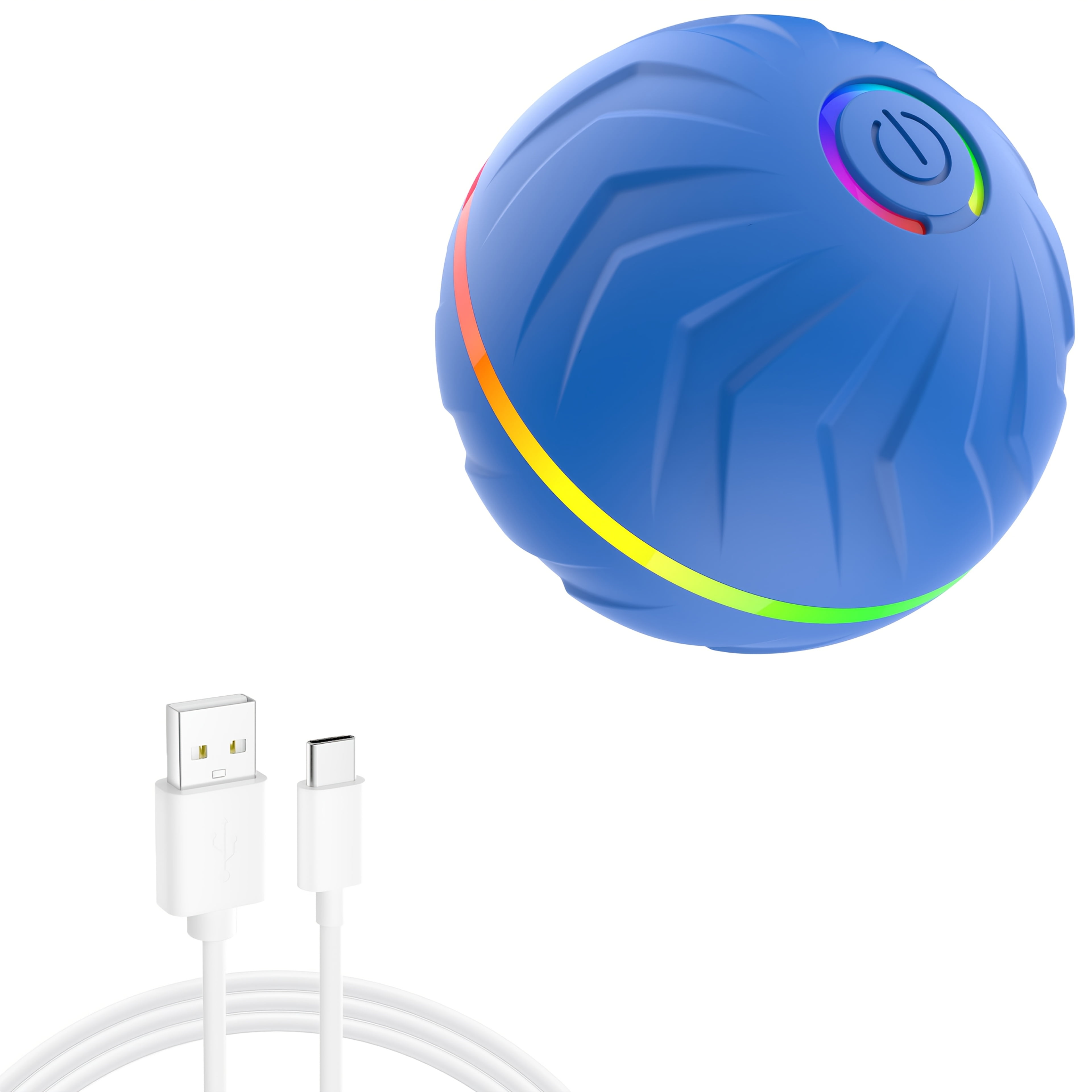 ENDLESSPOOLS Motion-Activated Dog Bouncing Ball, 6. 6cm/2. 62in, USB ...