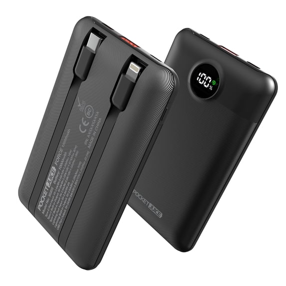 Pocket Juice Force Portable Charger, 10,000mAh Portable Charger Power ...