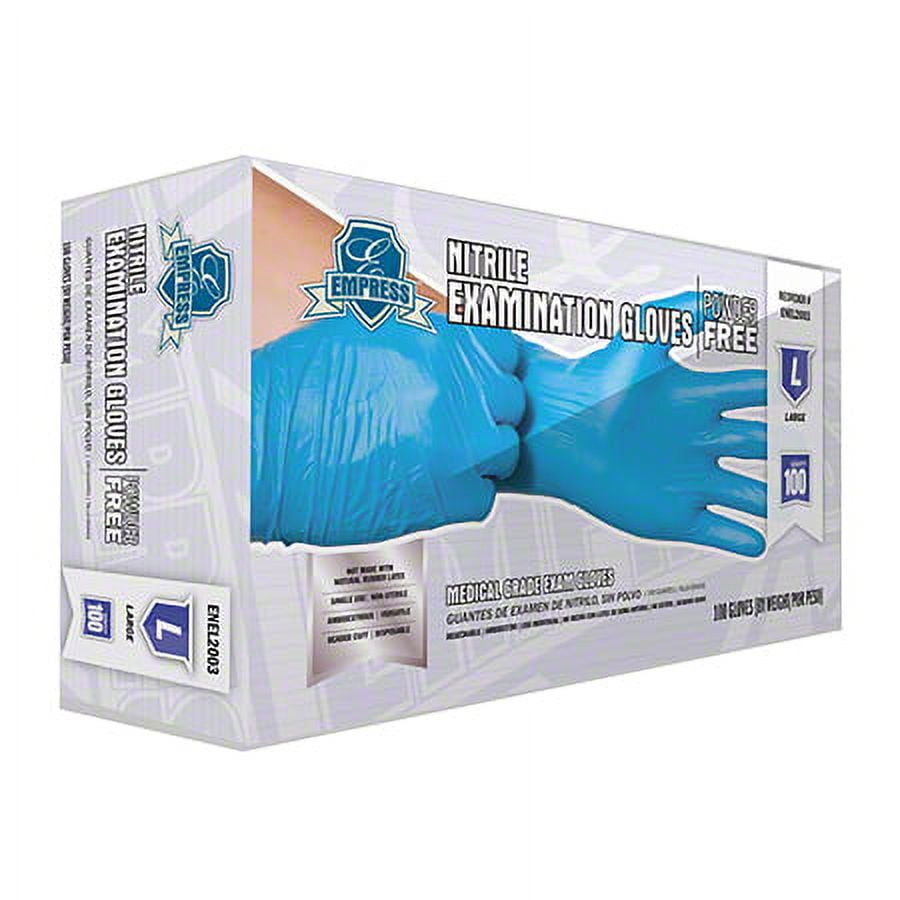 ENEM2002 Empress Exam Grade Disposable Nitrile Gloves Blue Powder Free ...