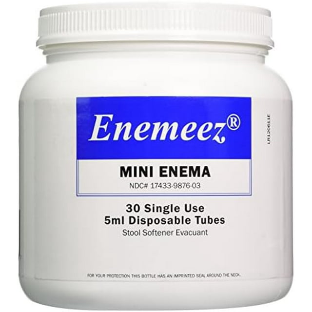 ENEMEEZ MINI ENEMA Size: 30 Count Disposable Tubes - Walmart.com