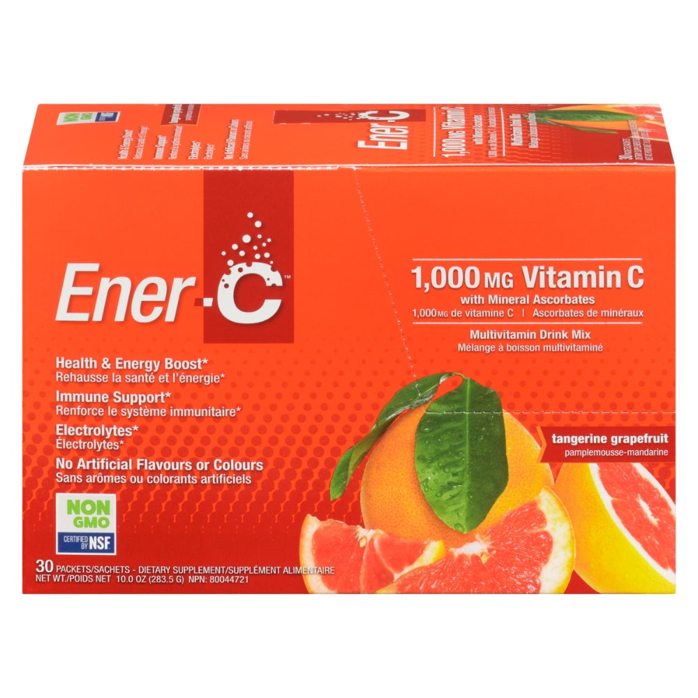 ENER LIFE - Vitamin C 1000 mg Tangerine Grapefruit Drink Mix 30PC ...