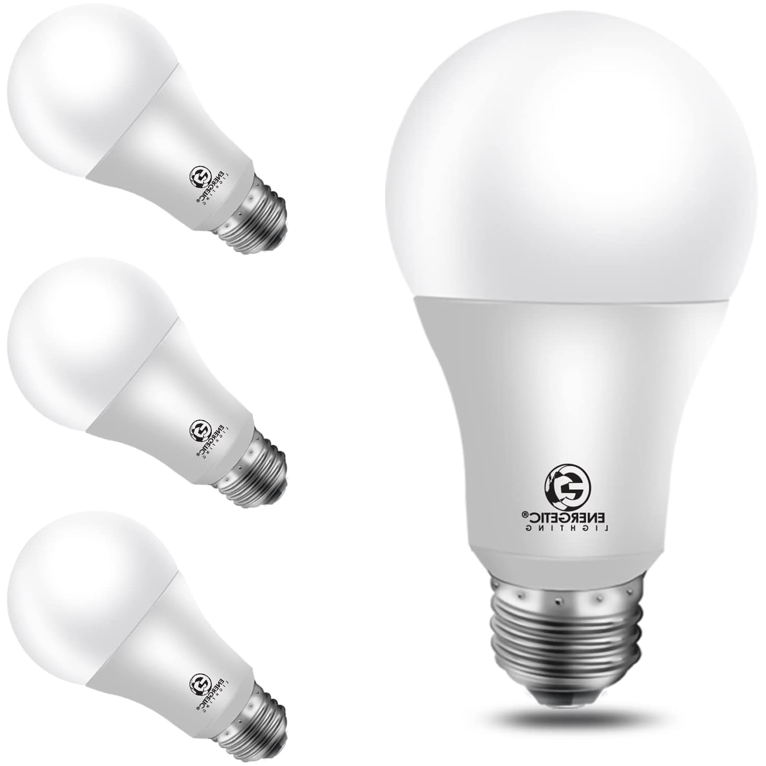 ENERGETIC 13.5W A19 LED Light Bulb,100W Equivalent E26 Base, Non ...