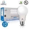 ENERGETIC A19 LED Light Bulb, 13.5W (100W Equivalent), 1600LM, Daylight ...