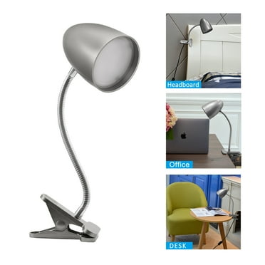 Mainstays LED Gooseneck Desk Lamp with Catch-All Base & AC Outlet ...