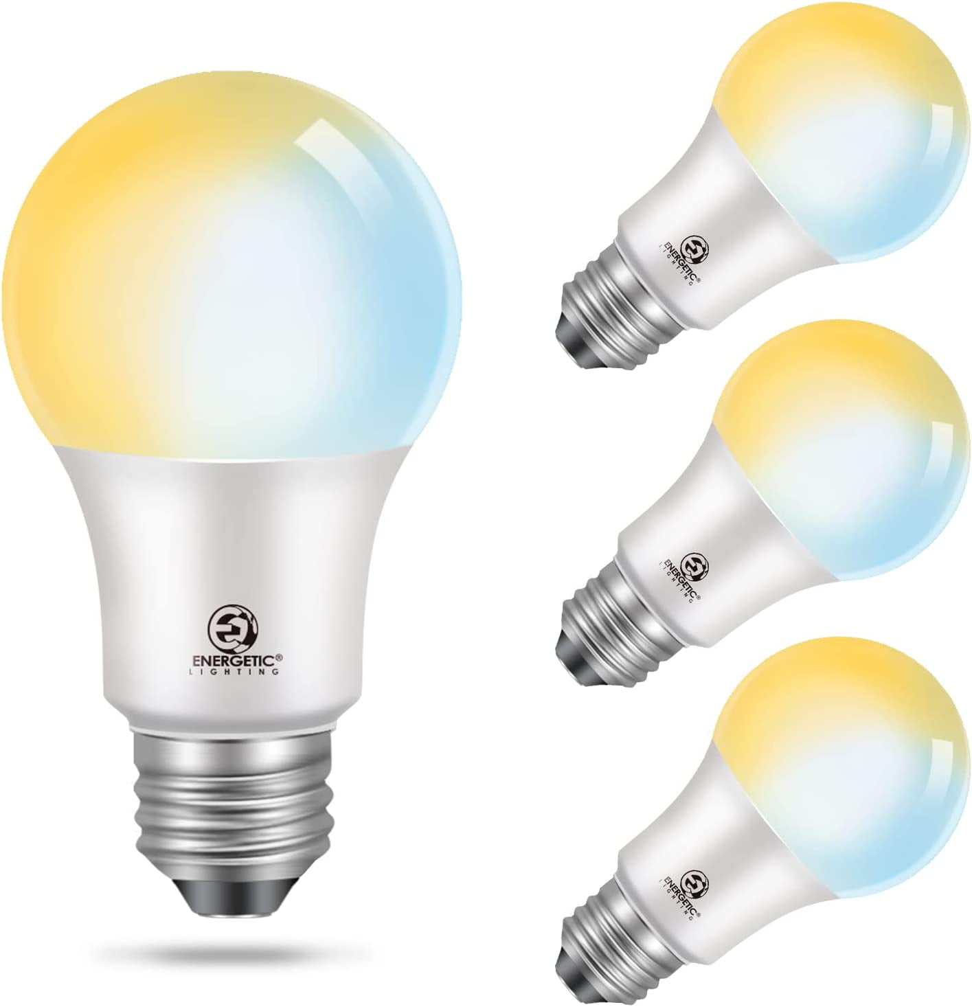ENERGETIC Bright Home Work App A19 Bluetooth LED Light Bulb, Tunable ...