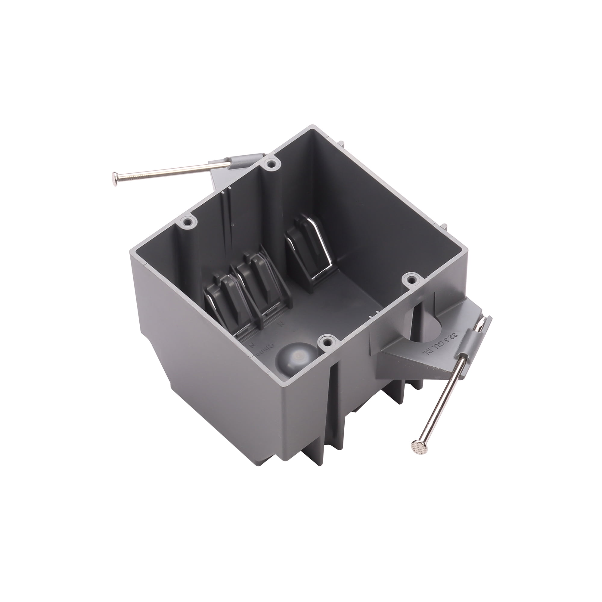 ENERGETIC Switch/Outlet Boxes, New Work 2-Gang, 32 cu. in. Plastic (75 ...