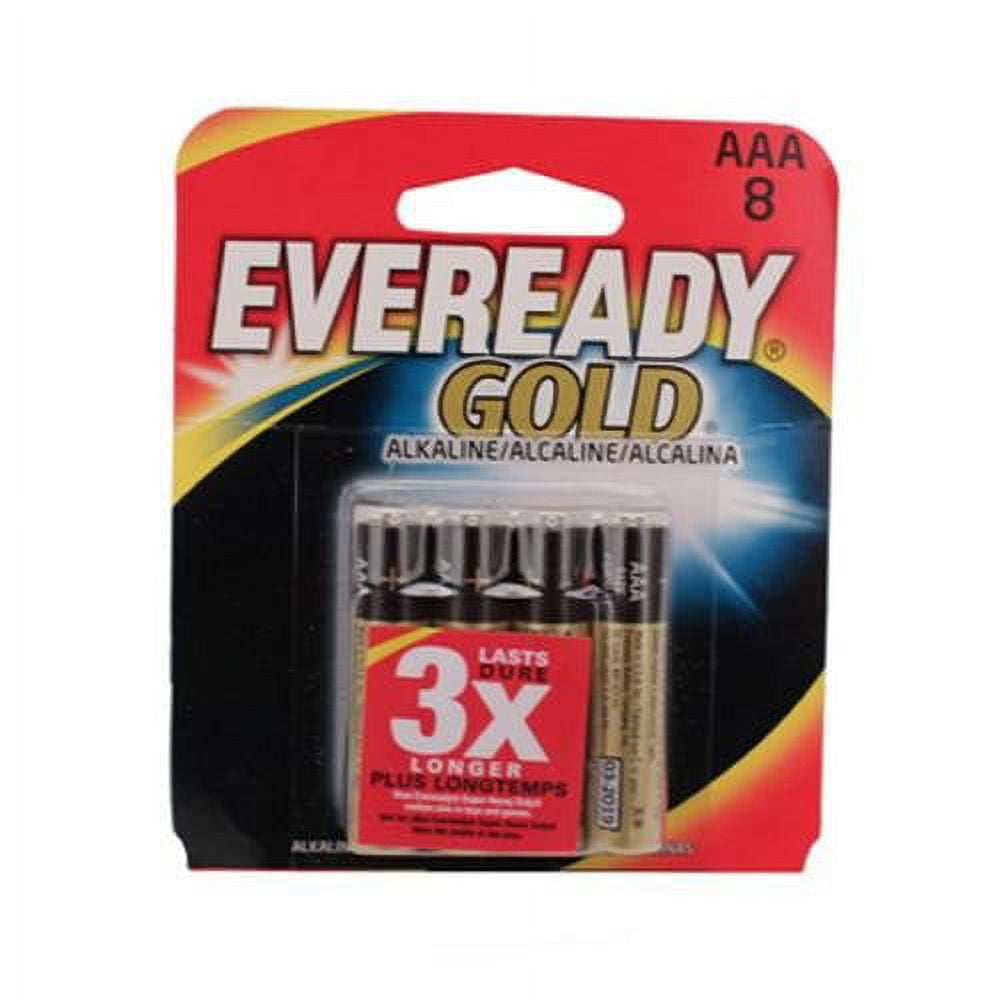 ENERGIZER Eveready Gold 1.5V AAA Alkaline Battery, 8-pack (Pack of 24 ...