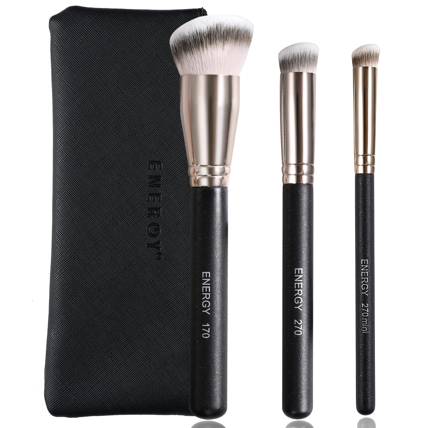 ENERGY Brushes Foundation IFF17 Brushes for Liquid Professional Kabuki ...