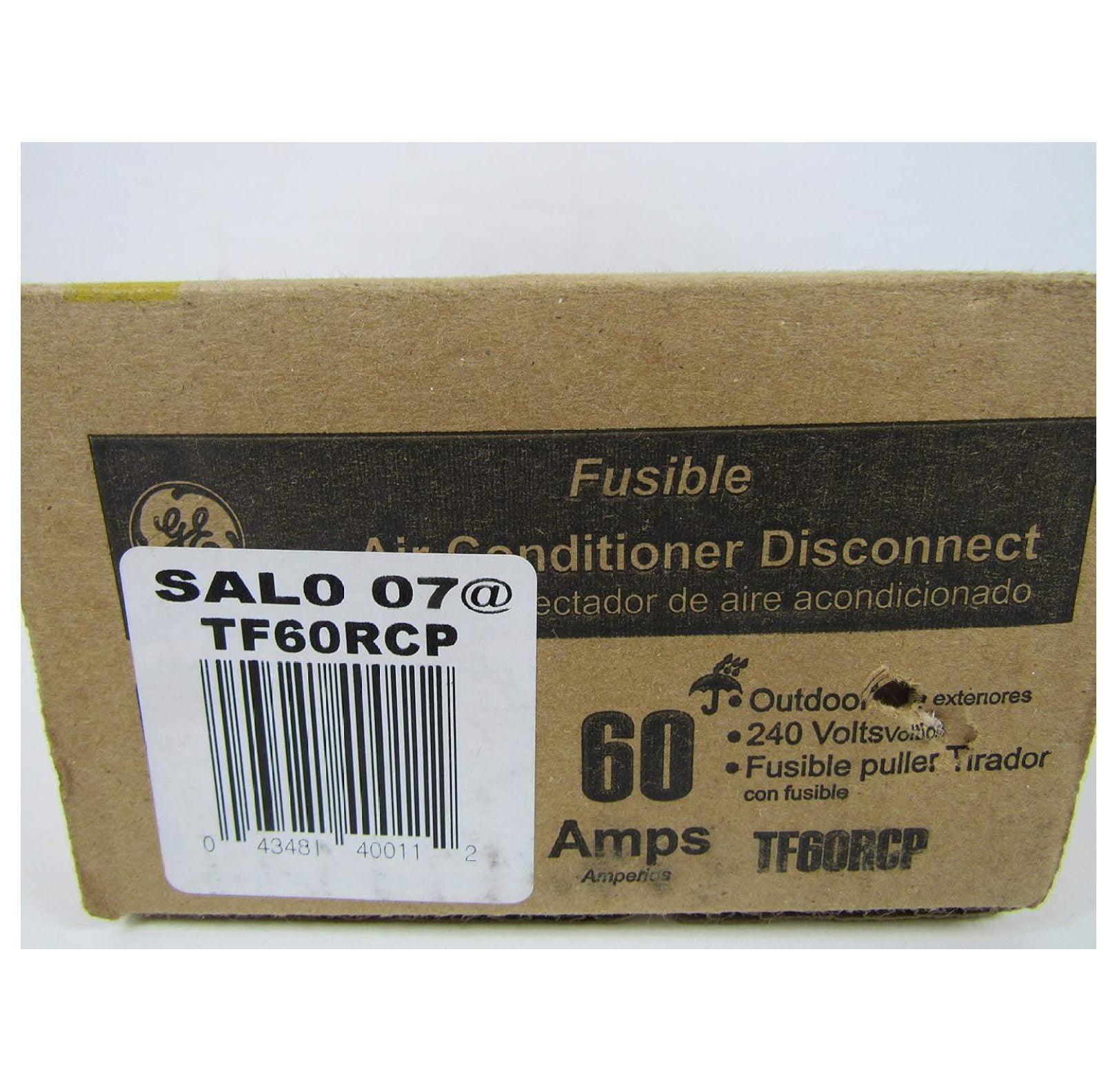 ENERGY INDUSTRIAL TF60RCP Pullout Disconnect, 60-Amp, No Size, No Color ...