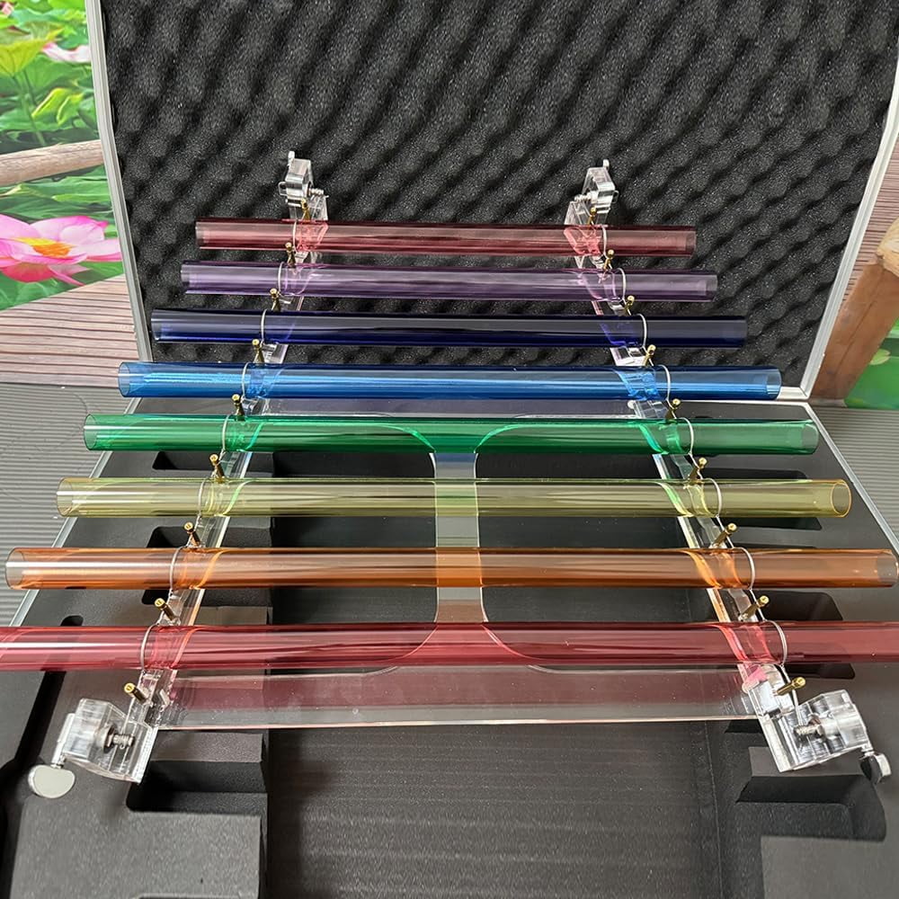 ENERGYSOUND 432 Hz Colored Sound Therapy Quartz Crystal Singing Harp ...