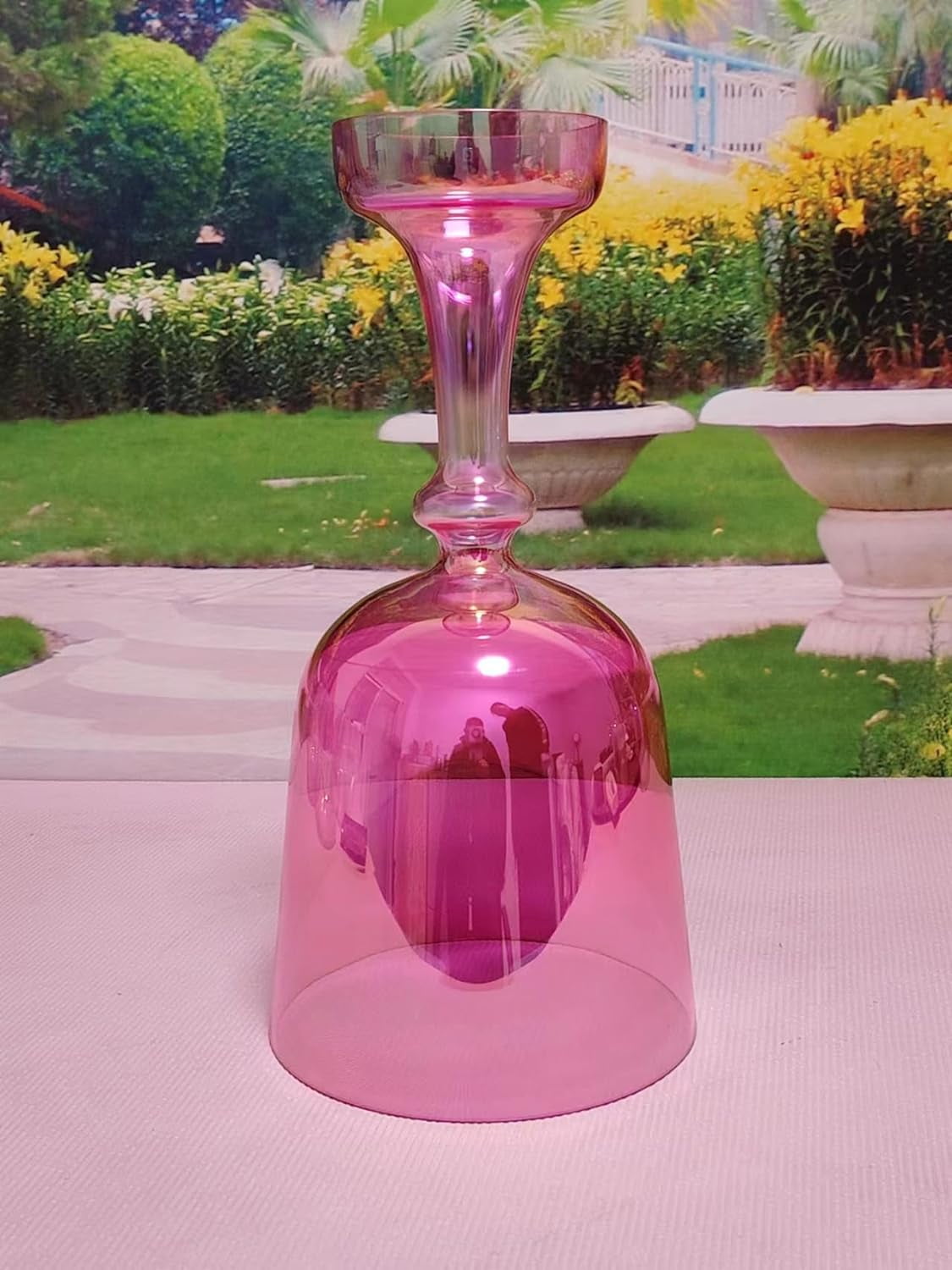 ENERGYSOUND Pink Color Alchemy Solid Chalice Grail Clear F Heart Chakra ...