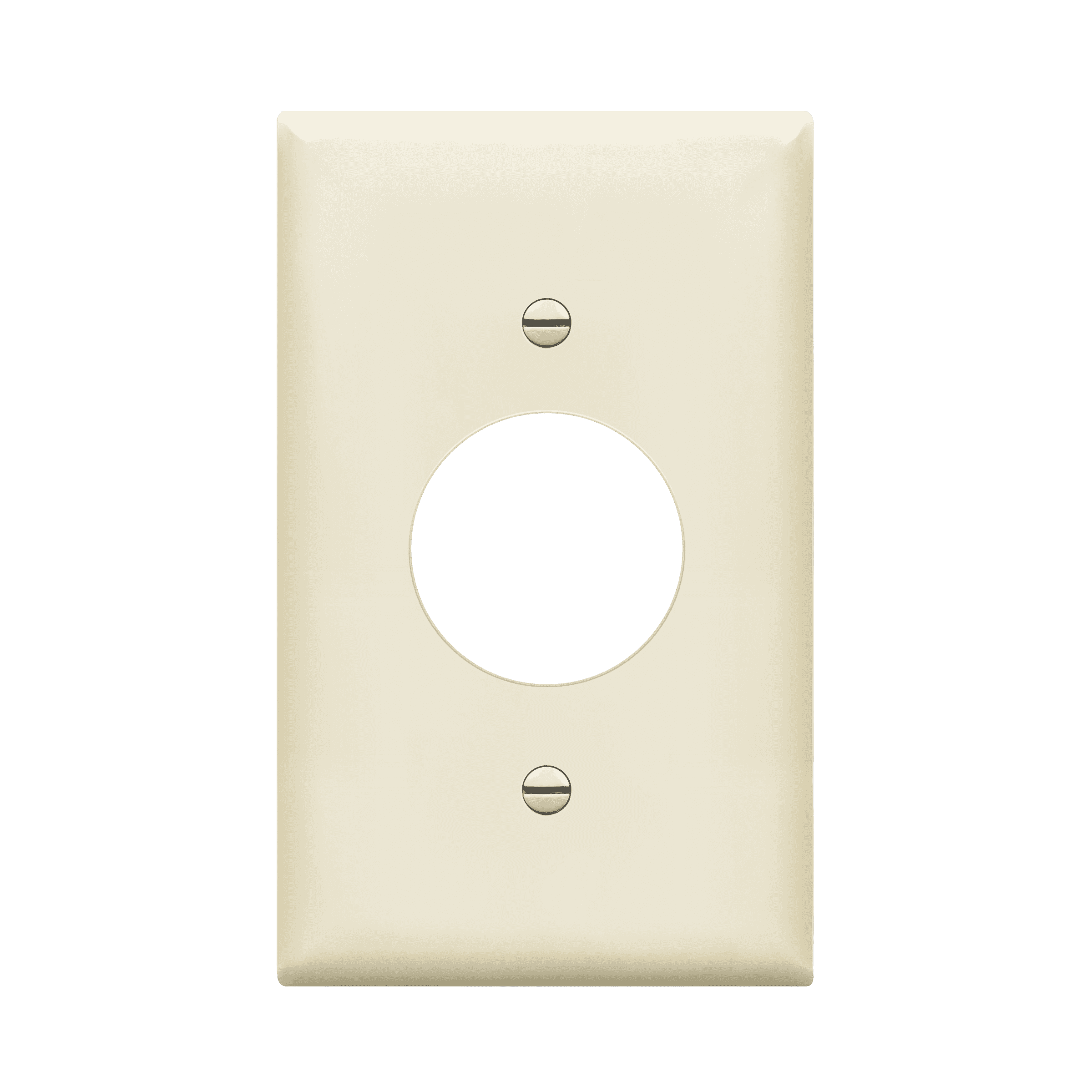 ENERLITES 1.406" Hole Single Receptacle Outlet Wall Plate, Size 1-Gang ...