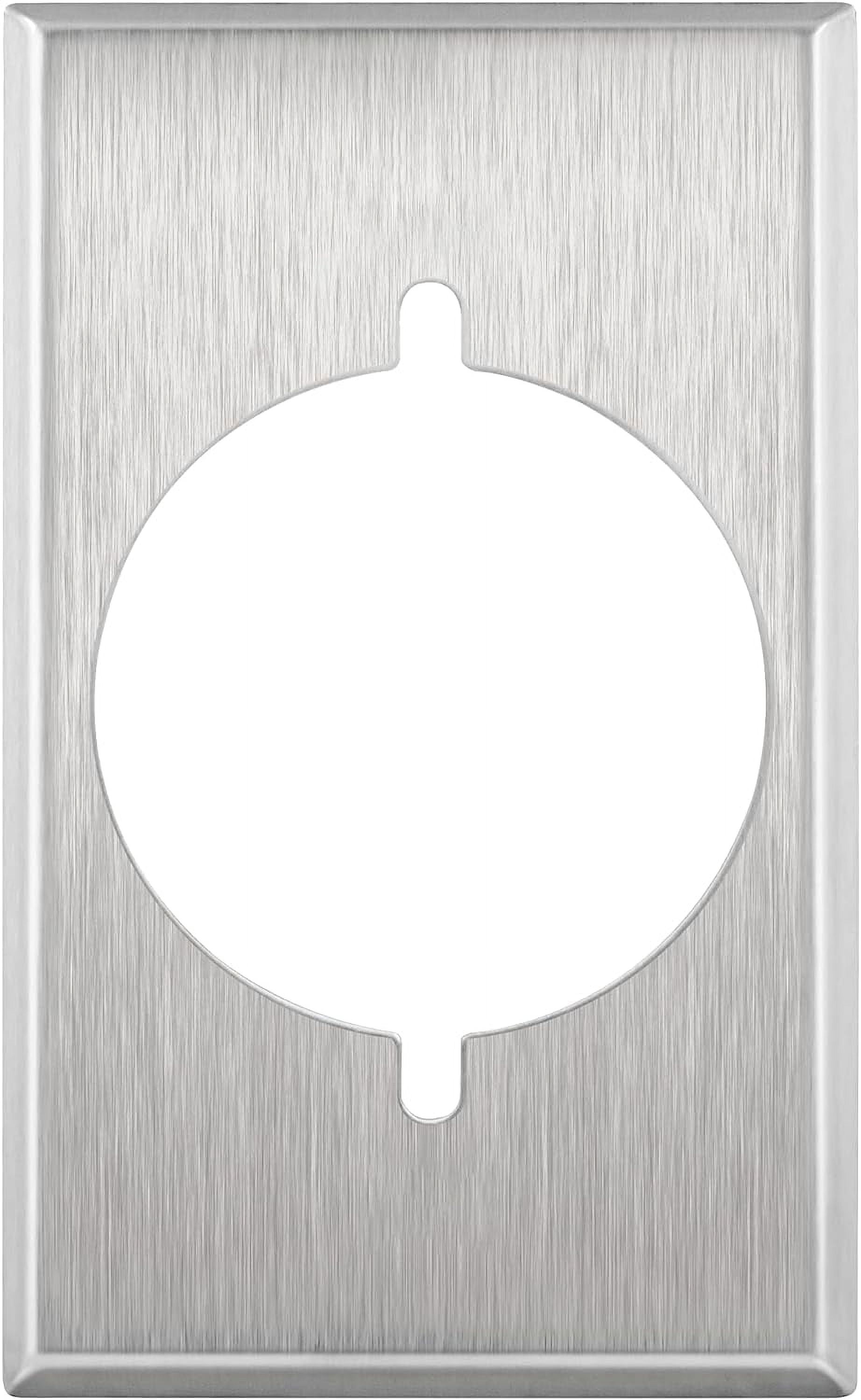 ENERLITES 2.125" Diameter Single Hole Receptacle Outlet Metal ...