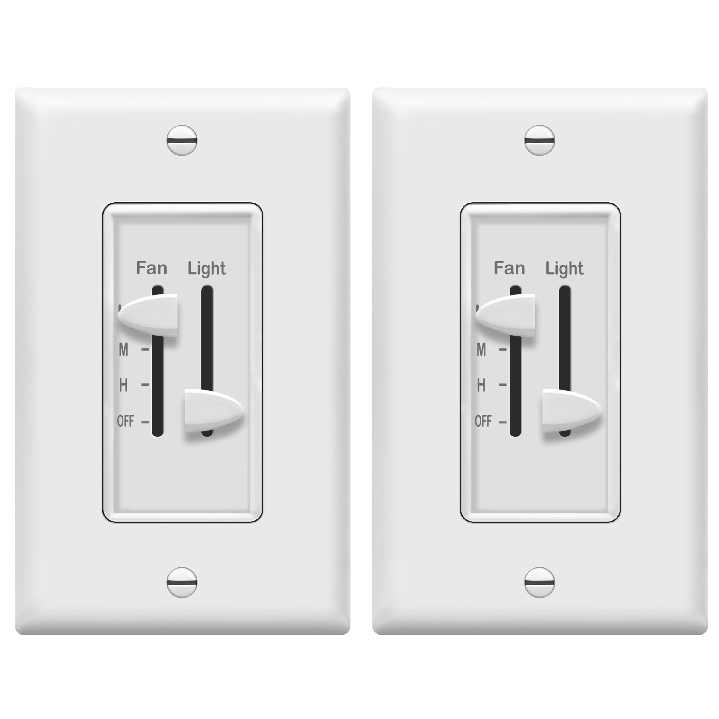Free Shipping! ENERLITES 3 Speed Ceiling Fan Control and Dimmer Light ...