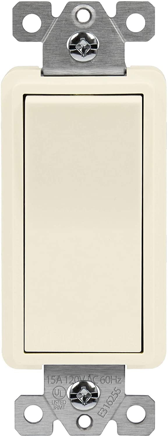 ENERLITES 4 Decorator Light, Four Way Paddle Rocker Switch, Gloss ...