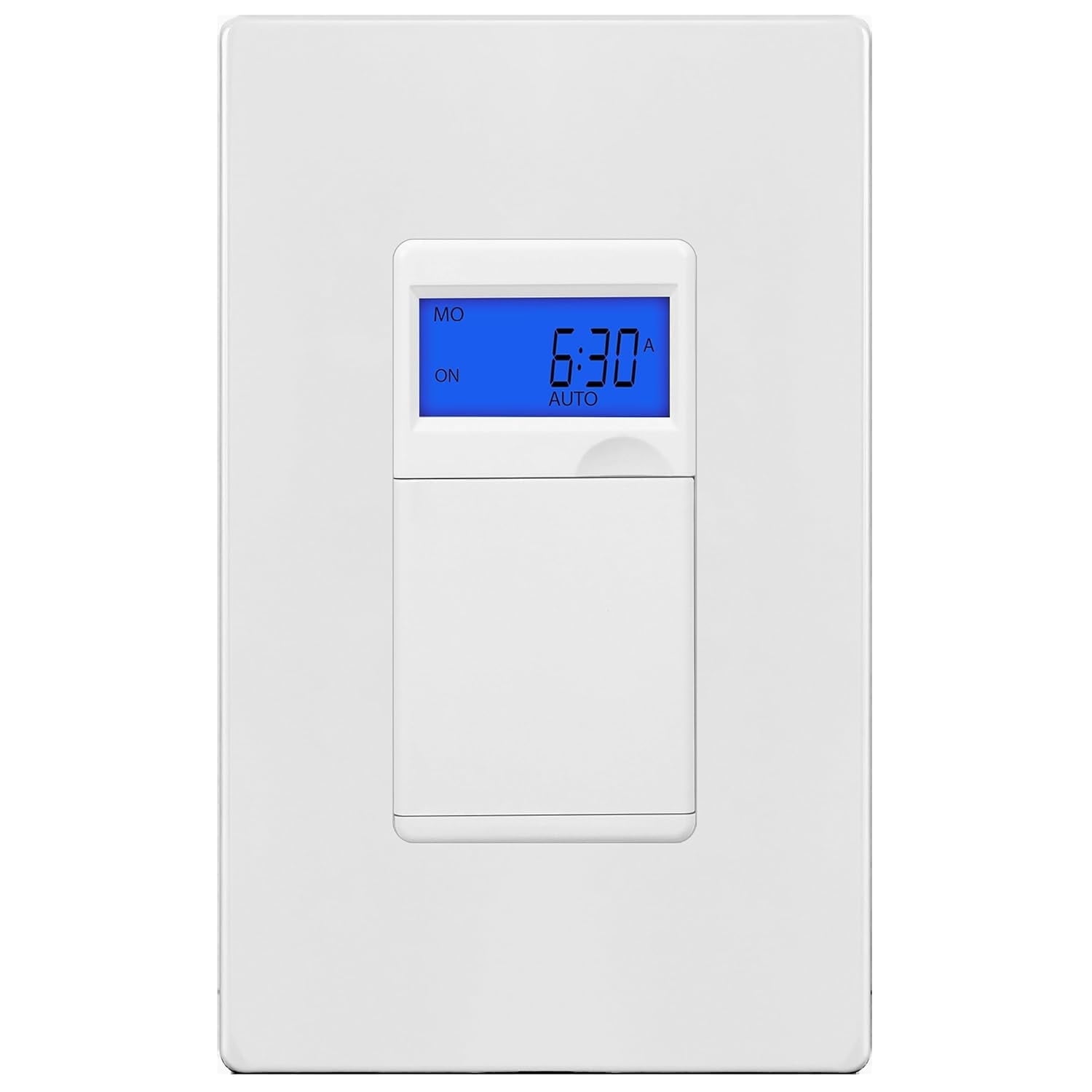 ENERLITES 7 Days Digital in-Wall Programmable Timer Switch for Lights ...