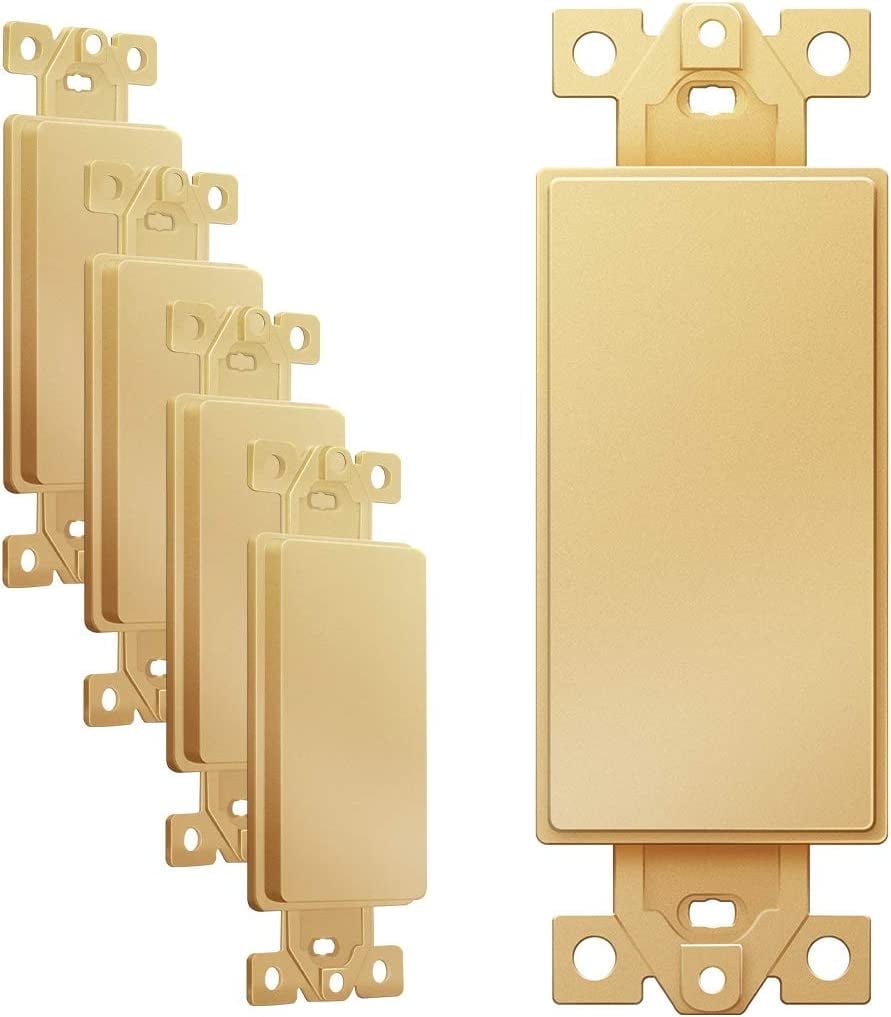 ENERLITES Blank Adapter Insert for Decorator Wall Plates, Unbreakable ...