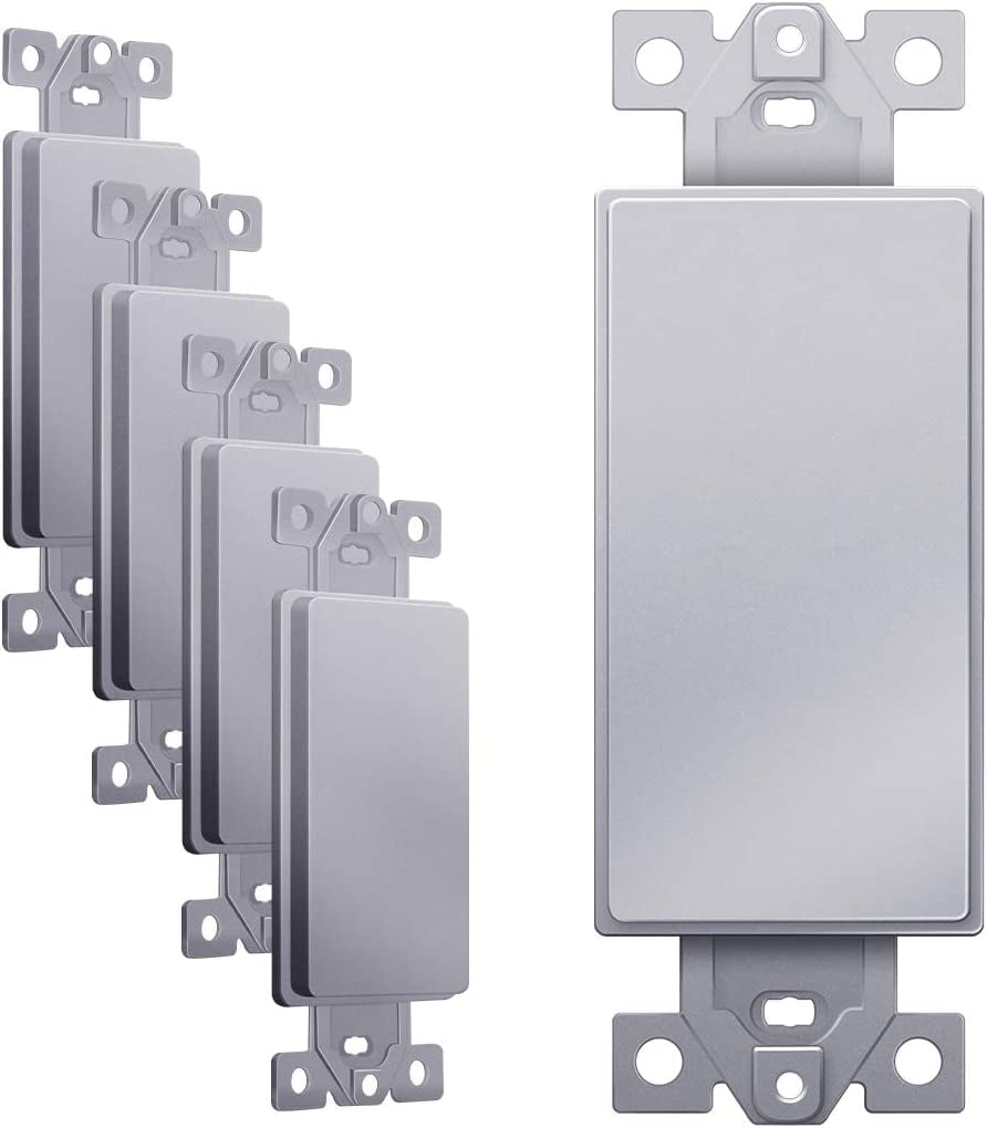 ENERLITES Blank Adapter Insert for Decorator Wall Plates, Unbreakable ...