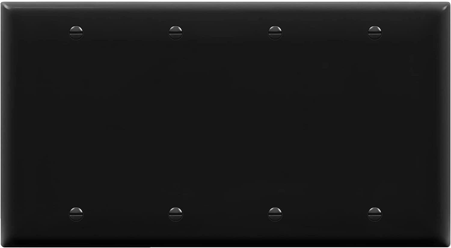 ENERLITES Blank Device Wall Plate, Blank Outlet Cover, Standard Size 4 ...