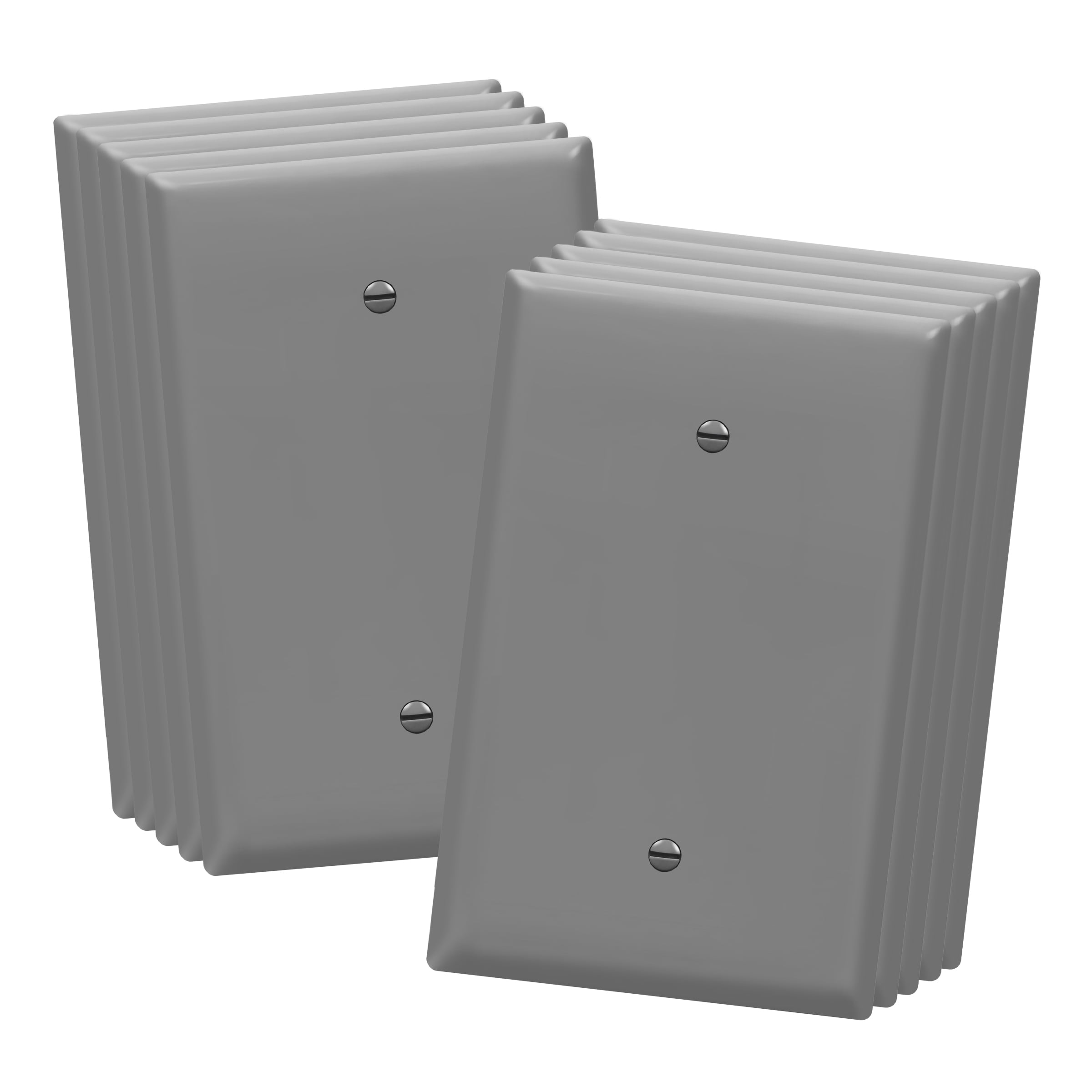 ENERLITES Blank Device Wall Plate, Jumbo Blank Cover, Gloss Finish ...