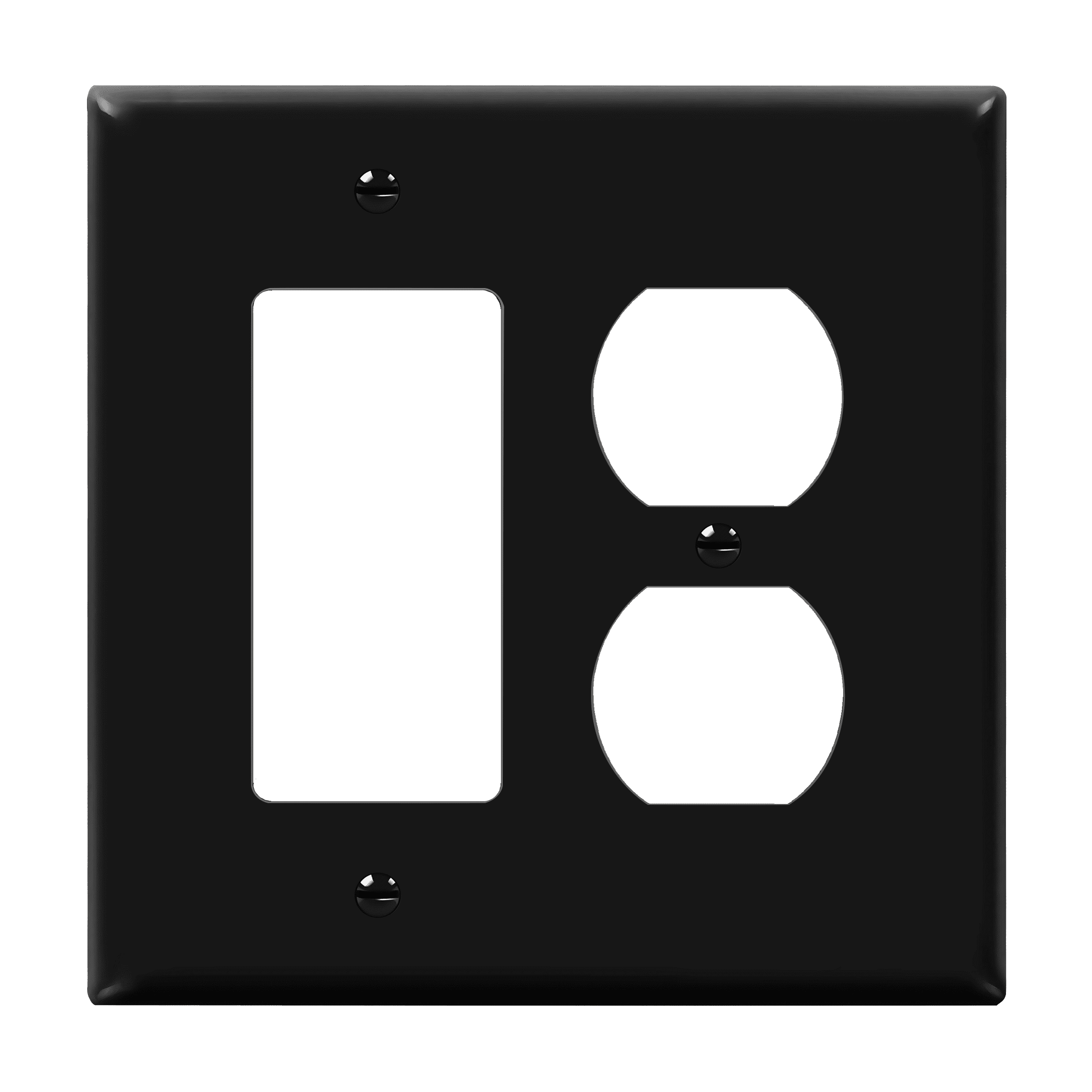 ENERLITES Combination Duplex Receptacle Outlet/Decorator Switch Wall ...