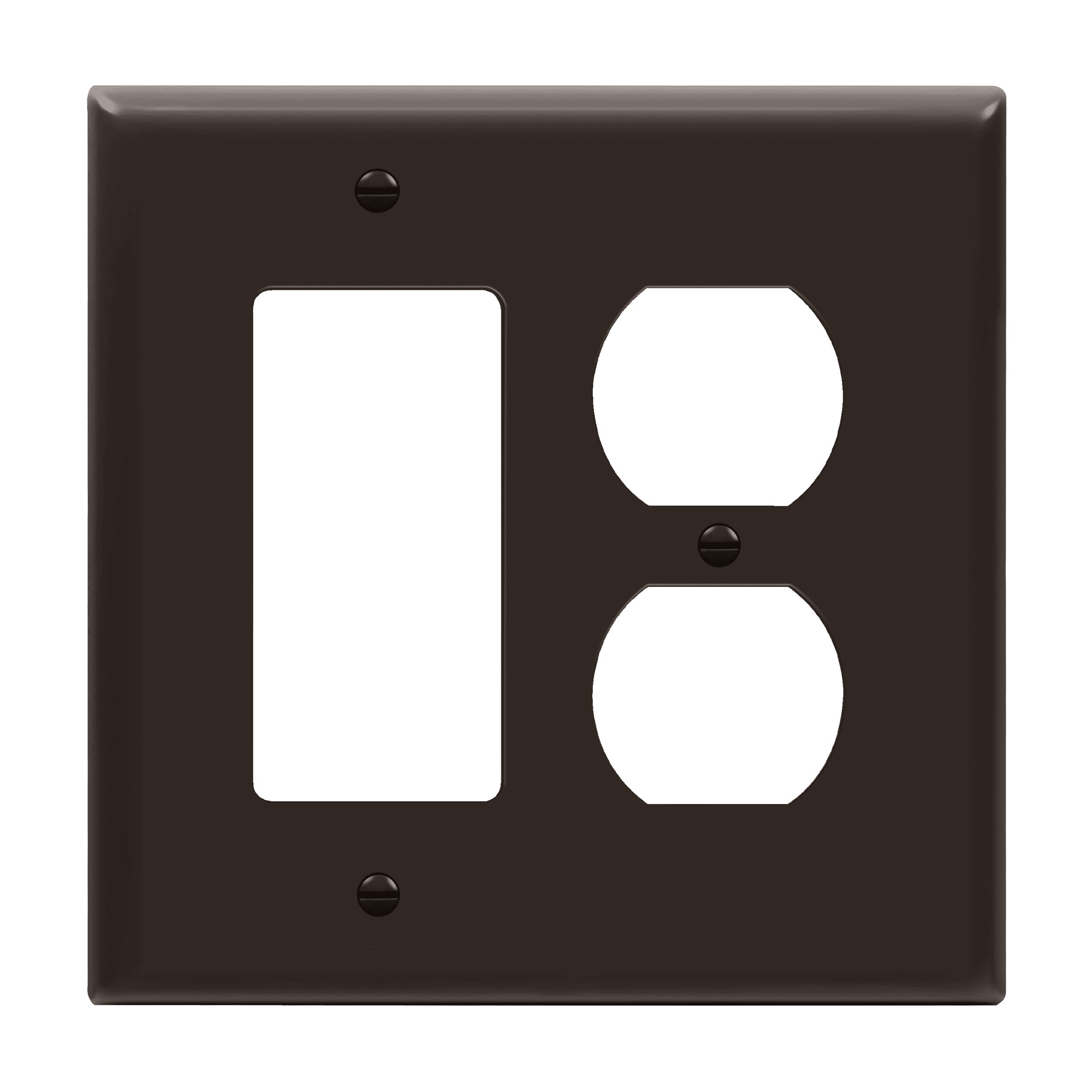 ENERLITES Combination Duplex Receptacle Outlet/Decorator Switch Wall ...