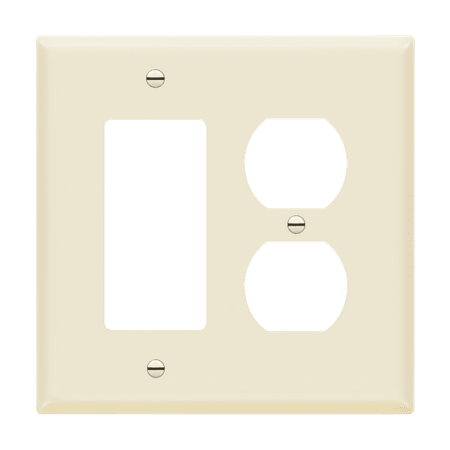 ENERLITES Combination Duplex Receptacle Outlet/Decorator Switch Wall ...