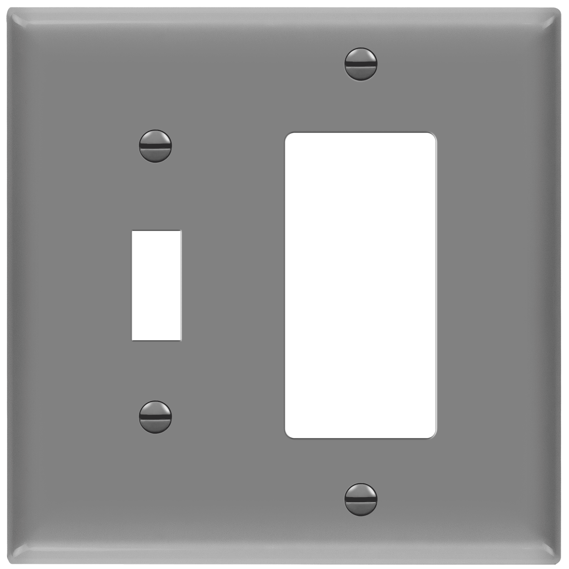 ENERLITES Combination Toggle Light Switch/Decorator Light Switch Plate ...