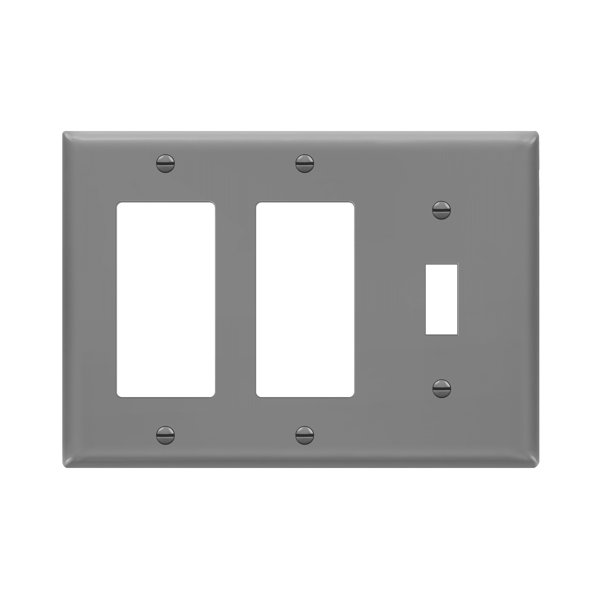 ENERLITES Combination Toggle Light Switch/Decorator Light Switch Plate ...