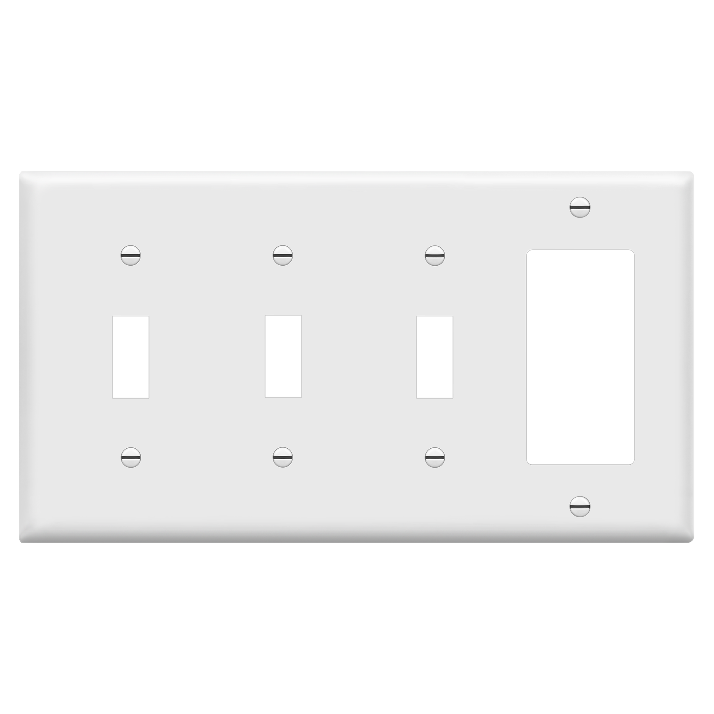 Franklin Brass Classic Beadboard Single Decorator Wall Plate in Pure ...