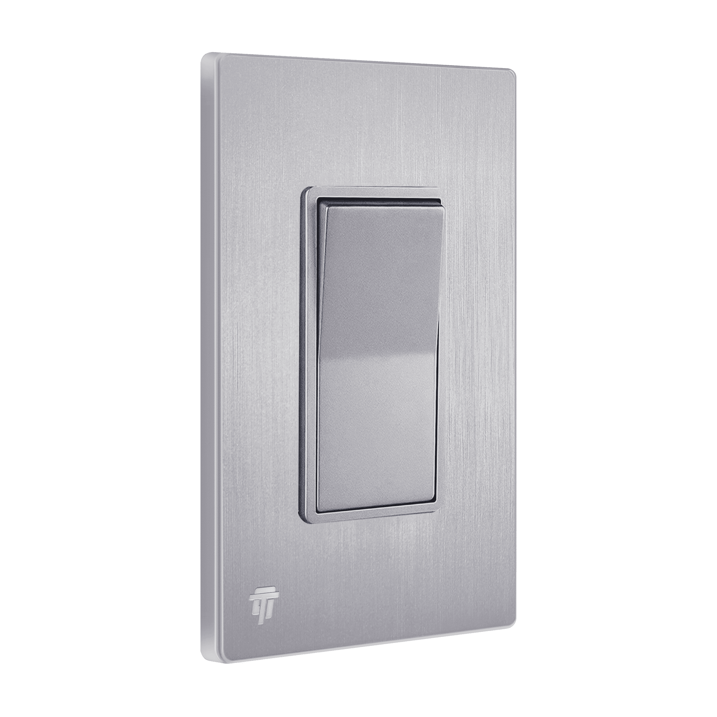 ENERLITES Decorator Light Switch with Brushed Screwless Wall Plate ...