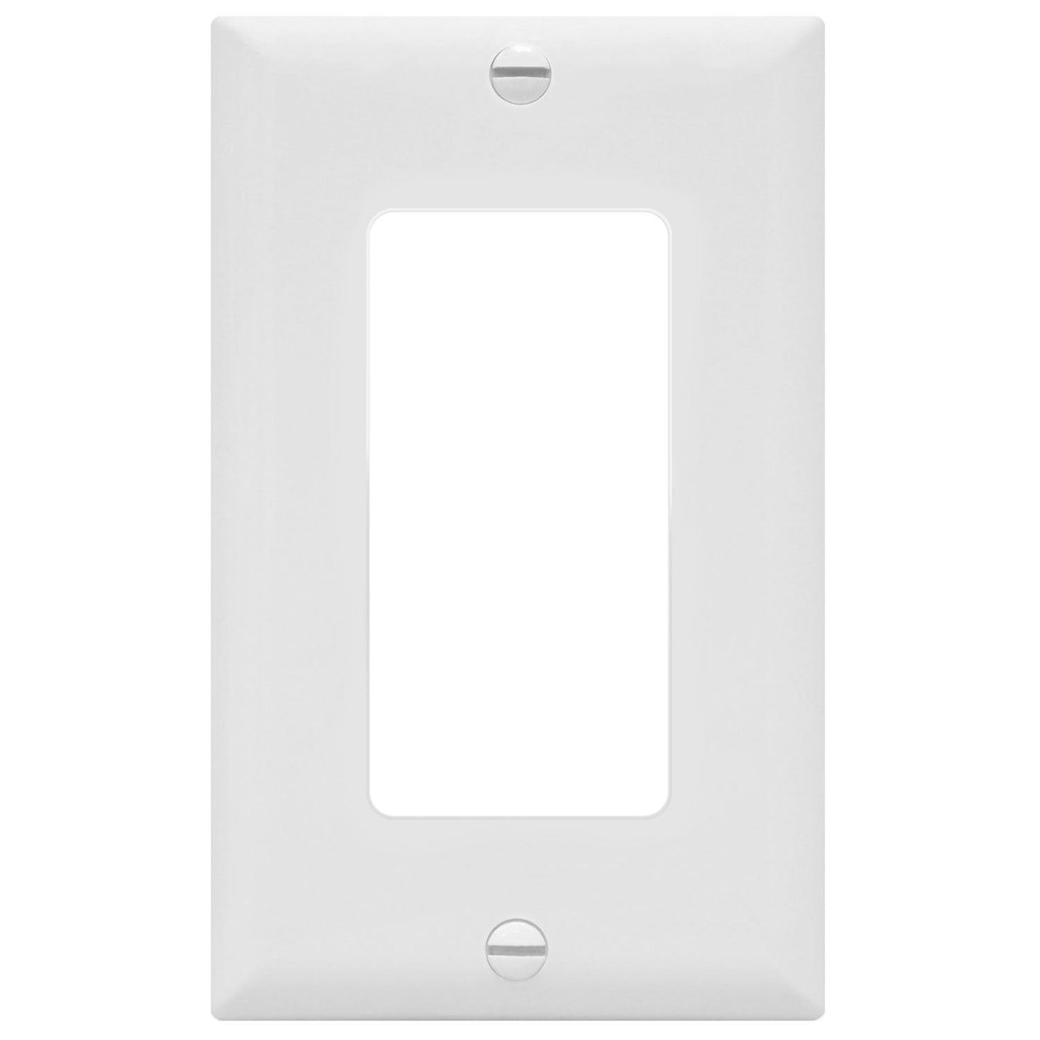 ENERLITES Decorator Light Switch / Receptacle Outlet Wall Plate, Glossy ...