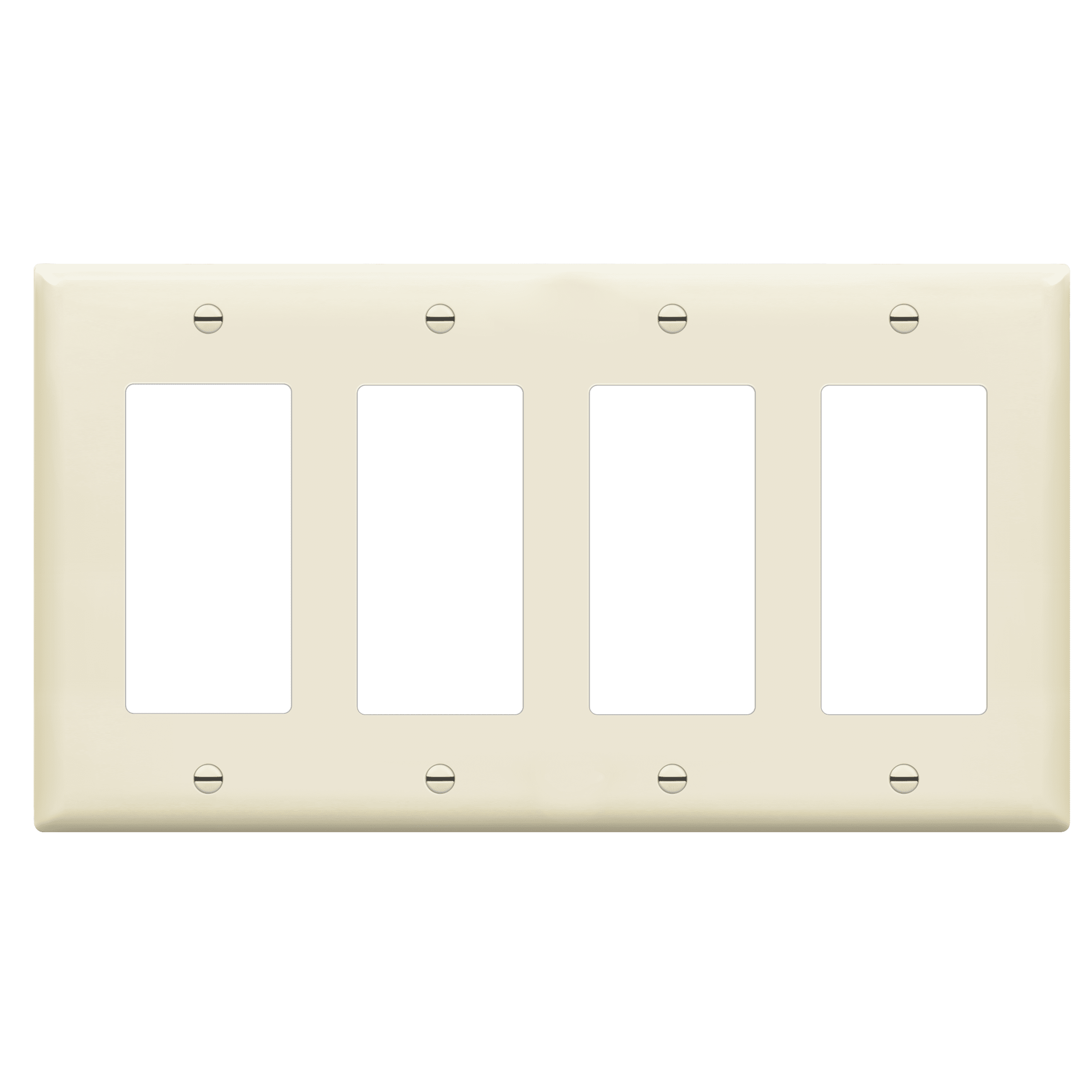 ENERLITES Decorator Light Switch Wall Plate, Receptacle Outlet Cover, 4 ...