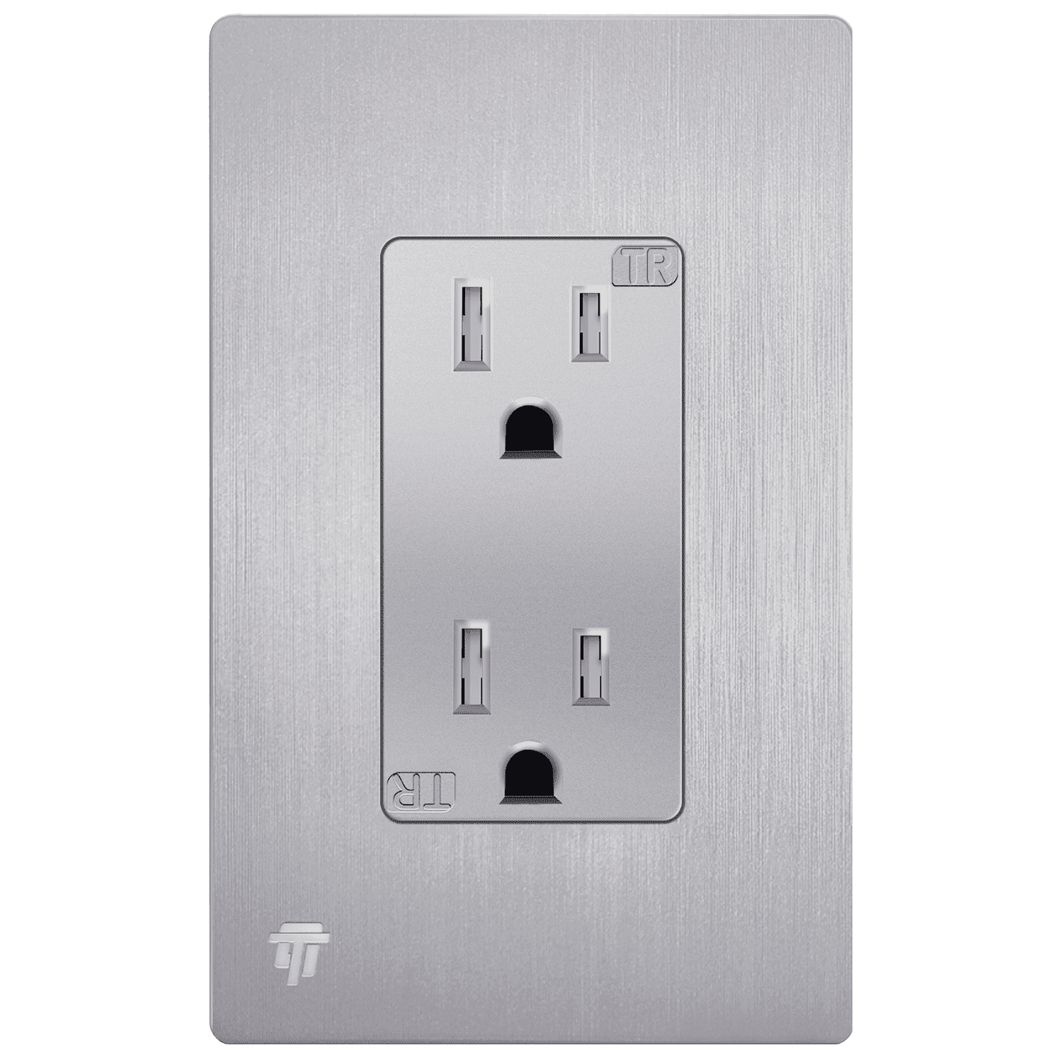 Enerlites Decorator Receptacle, 61501-TR-SVWBP, Tamper-Resistant 15A ...