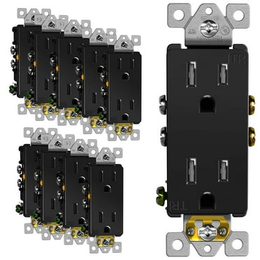 Uninex White Grounded Triple Plug Outlet On/Off Power Switch Energy ...