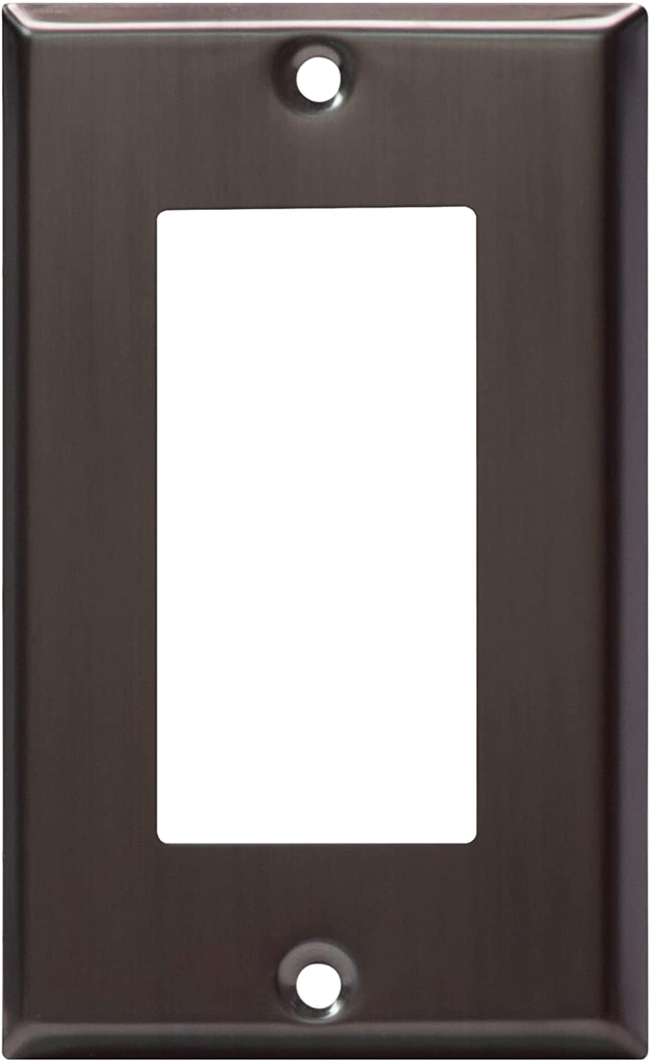 ENERLITES Decorator Switch Metal Wall Plate, Stainless Steel Outlet ...