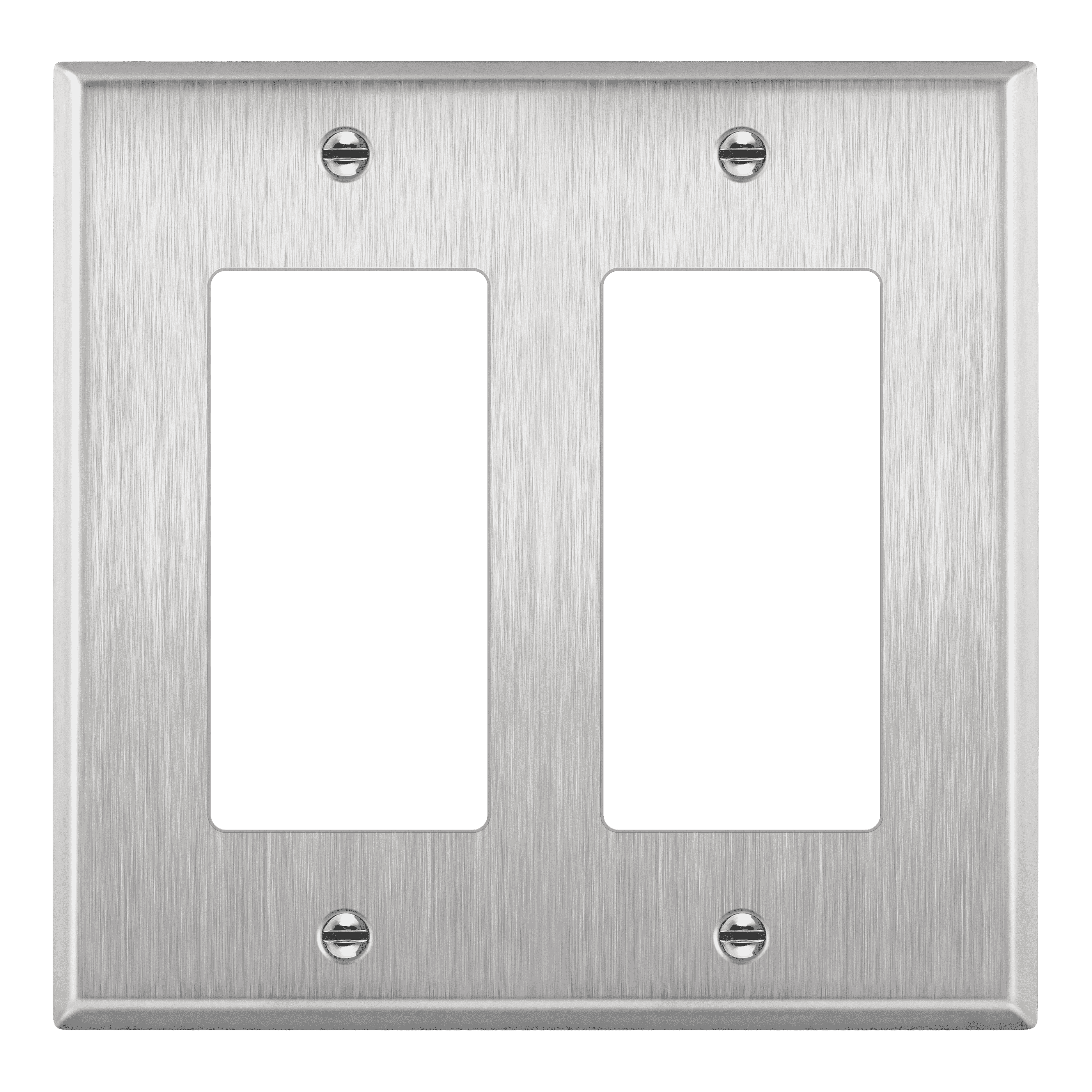 ENERLITES Decorator Switch / Receptacle Outlet Metal Wall Plate ...