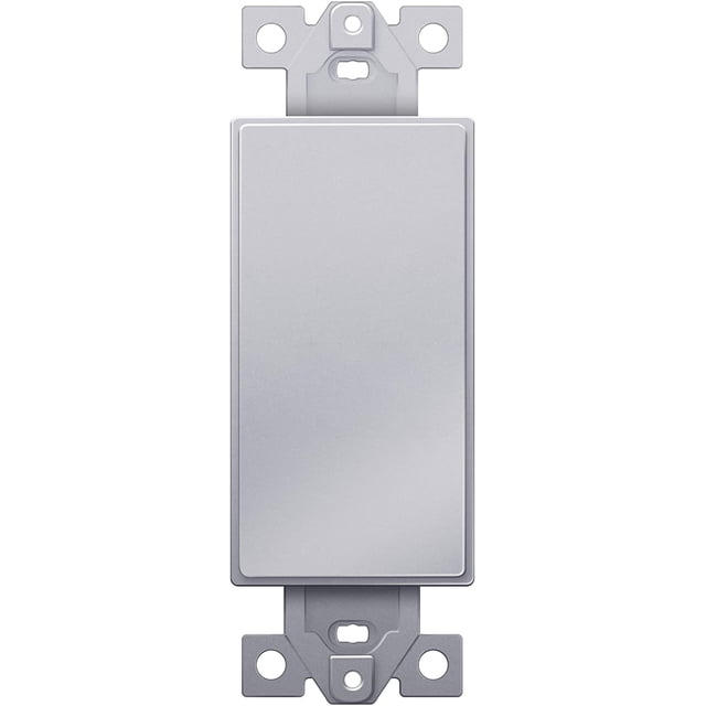 ENERLITES Decorator Wall Plate, 1 Gang Blank Rocker Outlet Adapter ...