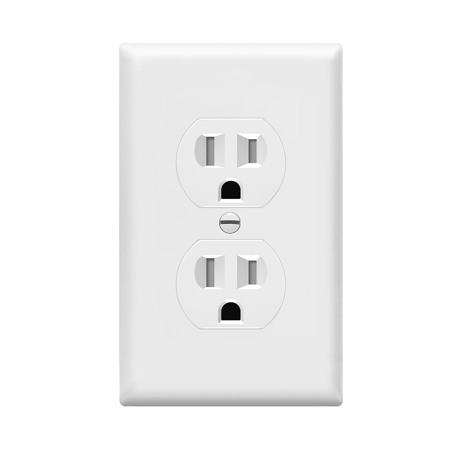 ENERLITES Duplex Outlet and Wall Plate Bundle, Tamper-Resistant ...