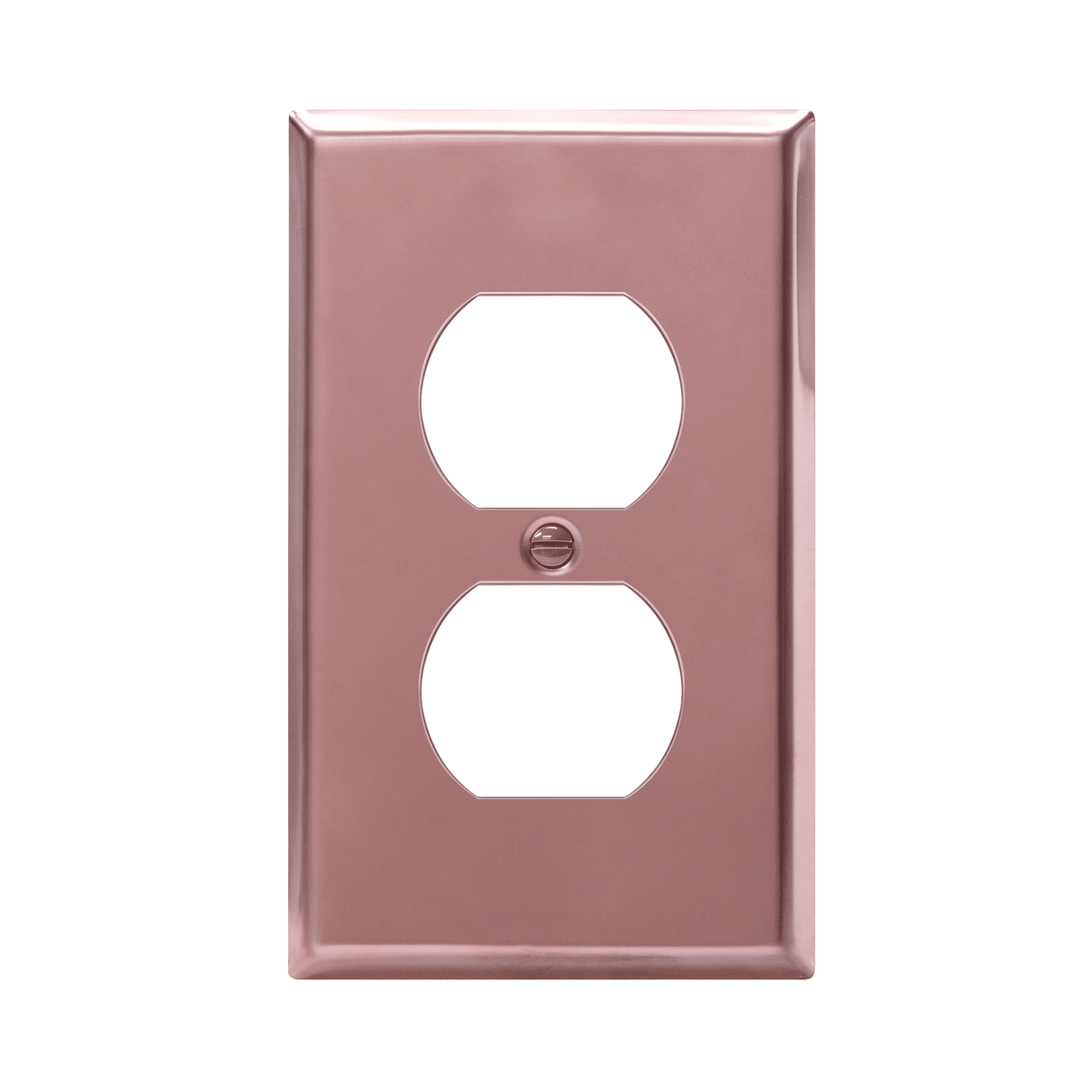 ENERLITES Duplex Receptacle Metal Wall Plate, Stainless Steel Outlet ...