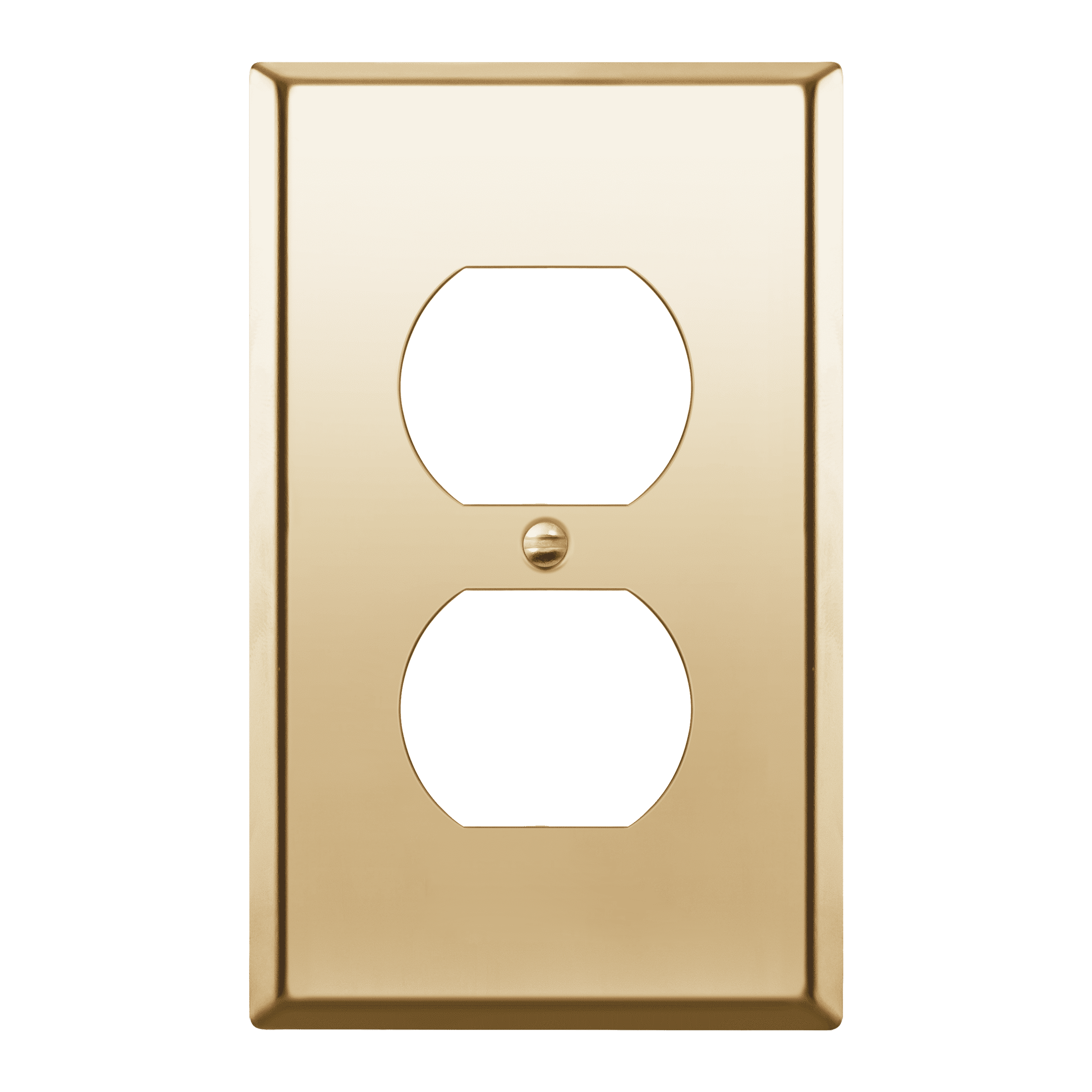 ENERLITES Outlet Cover, Stainless Steel Wall Plate, 1-Gang Size, 7721 ...