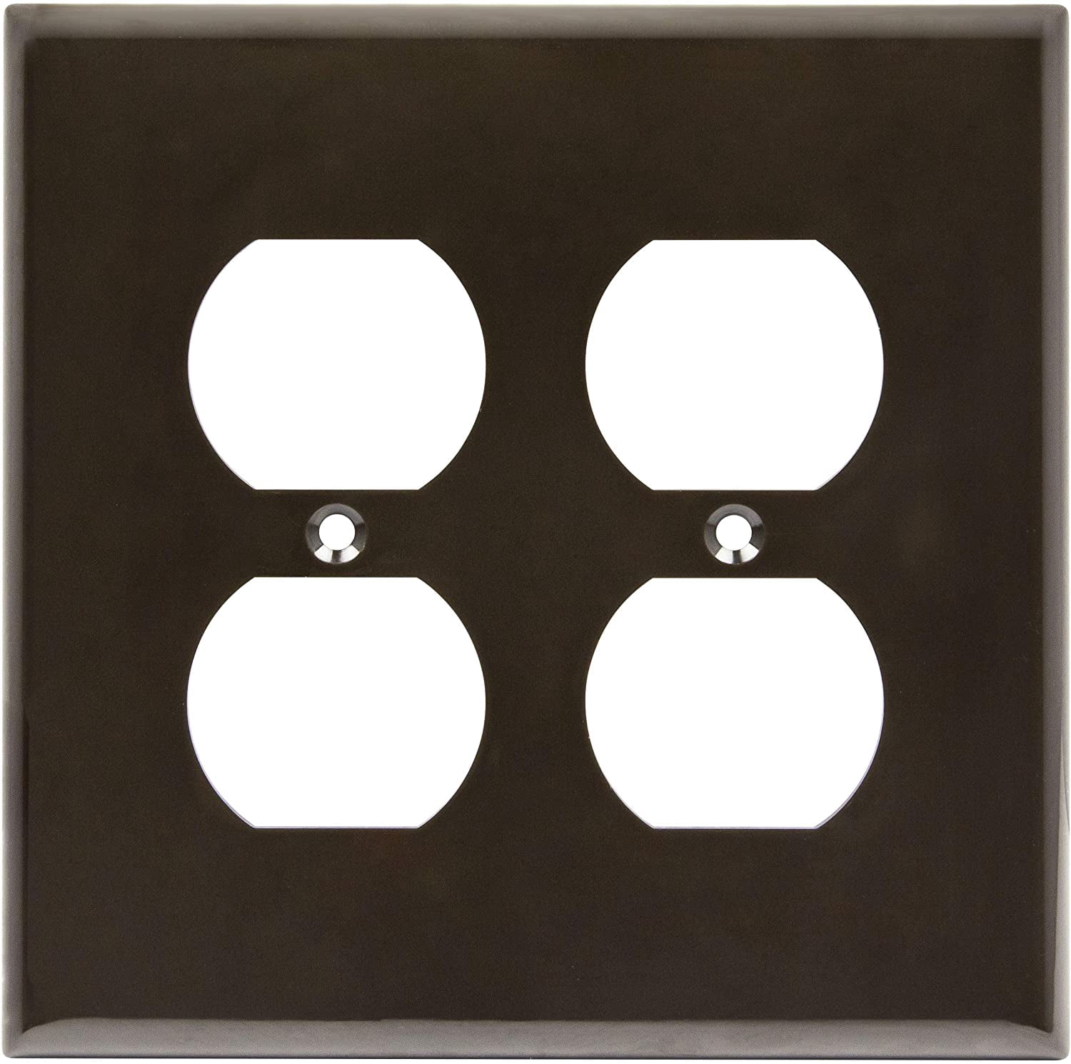 ENERLITES Duplex Receptacle Outlet Wall Plate, Gloss Finish, Midway ...