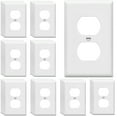 ENERLITES Duplex Receptacle Outlet Wall Plate, Gloss Finish, Size 1 ...