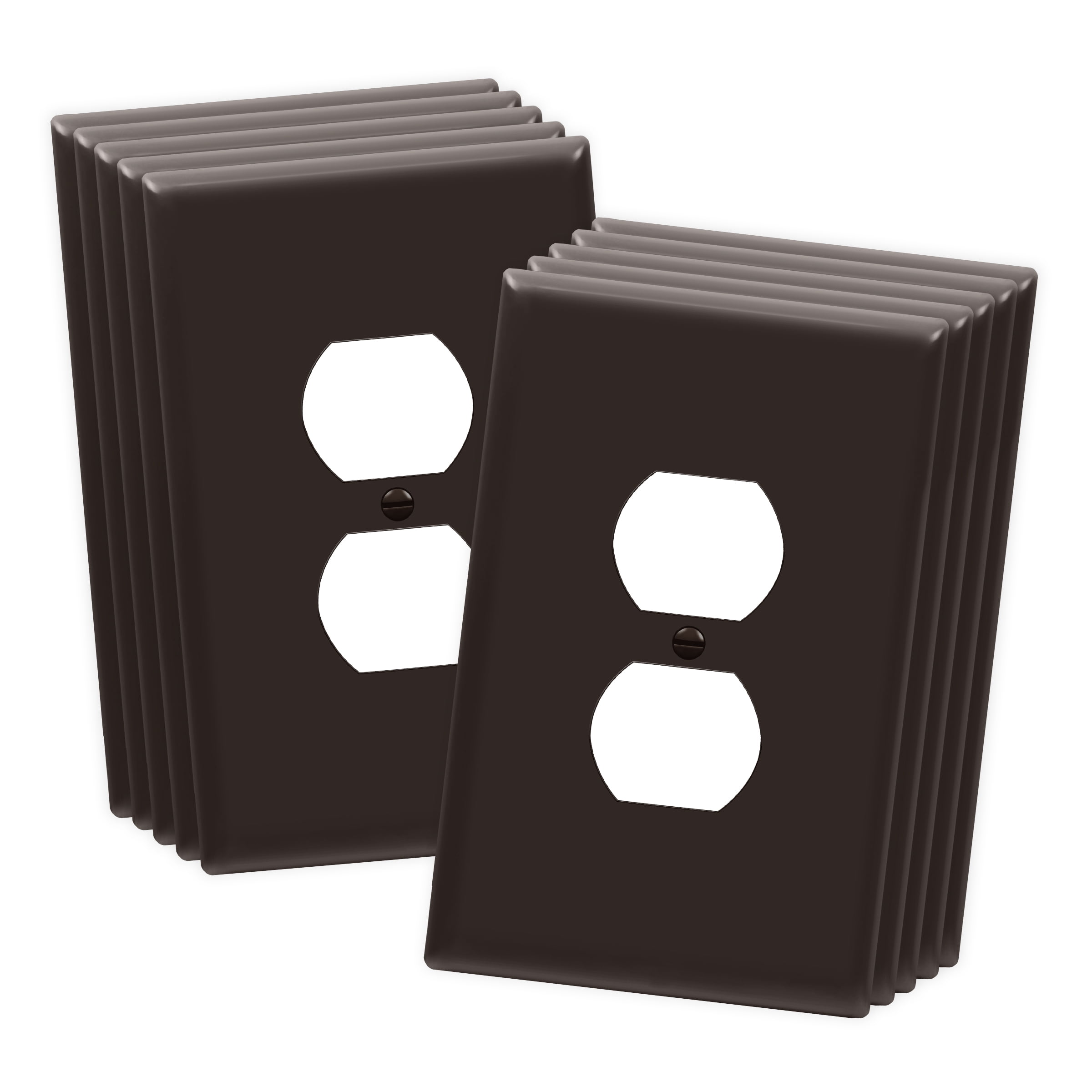 ENERLITES Duplex Receptacle Outlet Wall Plate, Jumbo Electrical Outlet ...