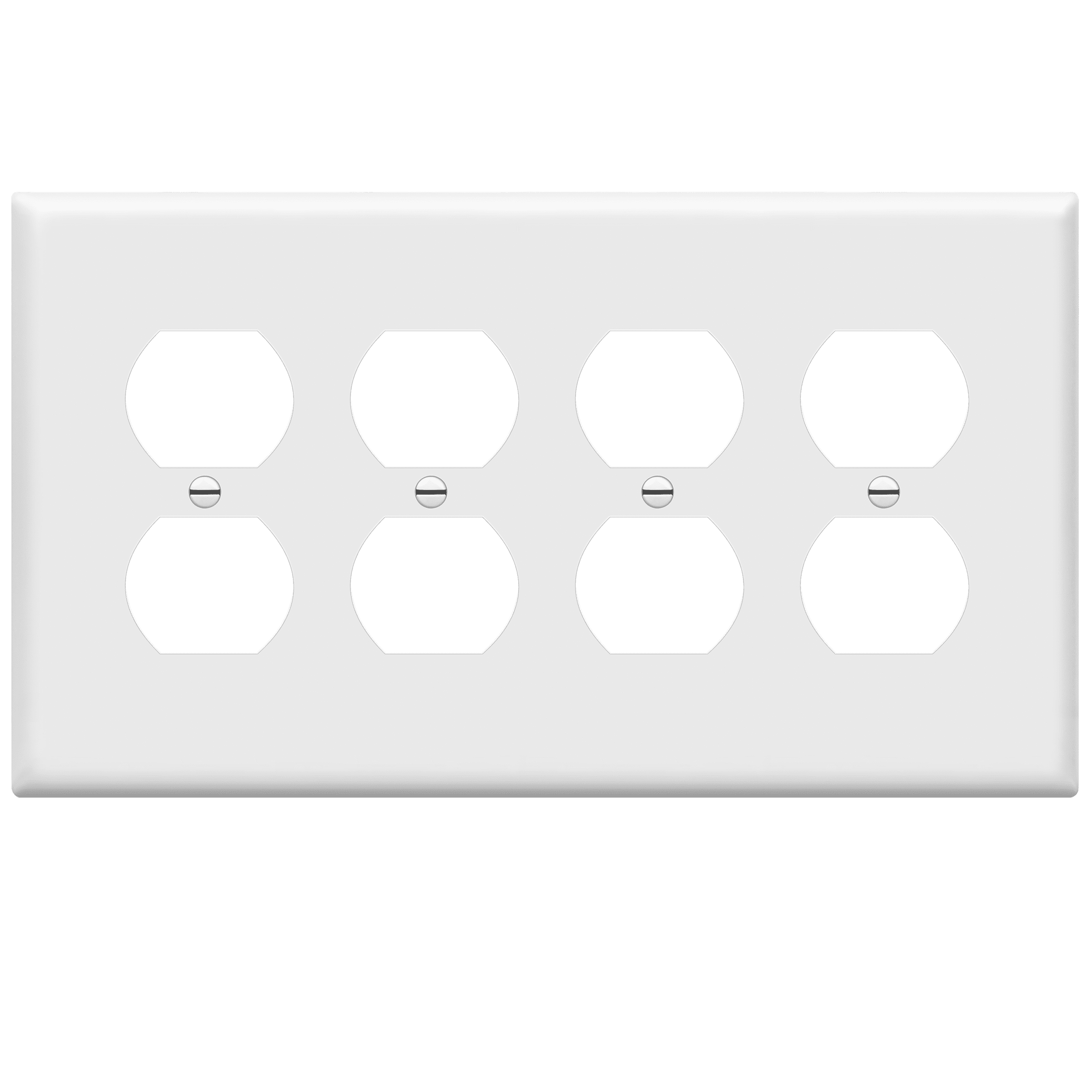 ENERLITES Duplex Receptacle Outlet Wall Plate, Midway 4-Gang 4.88" x 8. ...