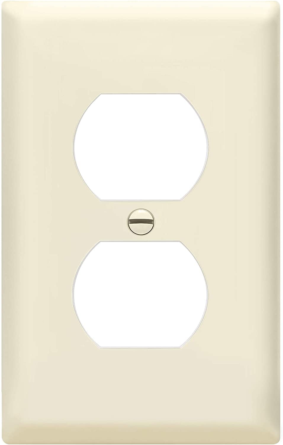 ENERLITES Duplex Receptacle Outlet Wall Plate, Standard Size 1-Gang ...