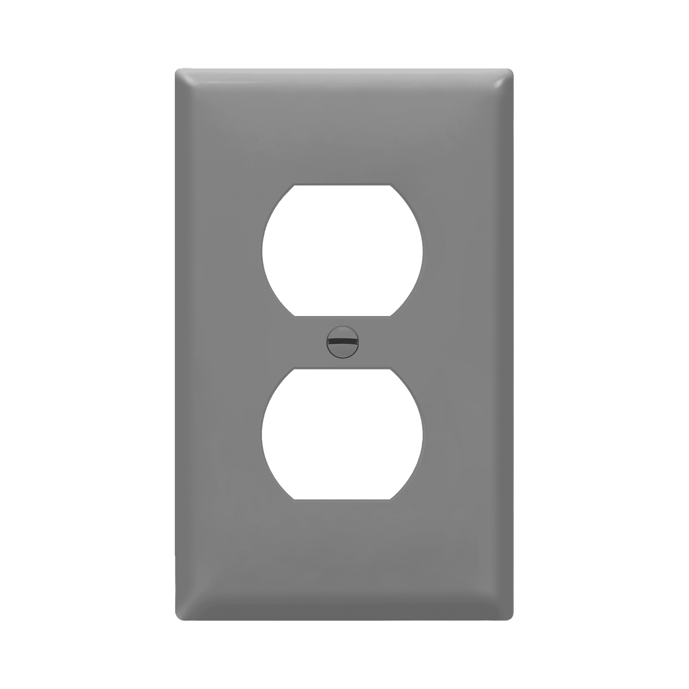 ENERLITES Duplex Receptacle Outlet Wall Plate, Standard Size 1-Gang ...