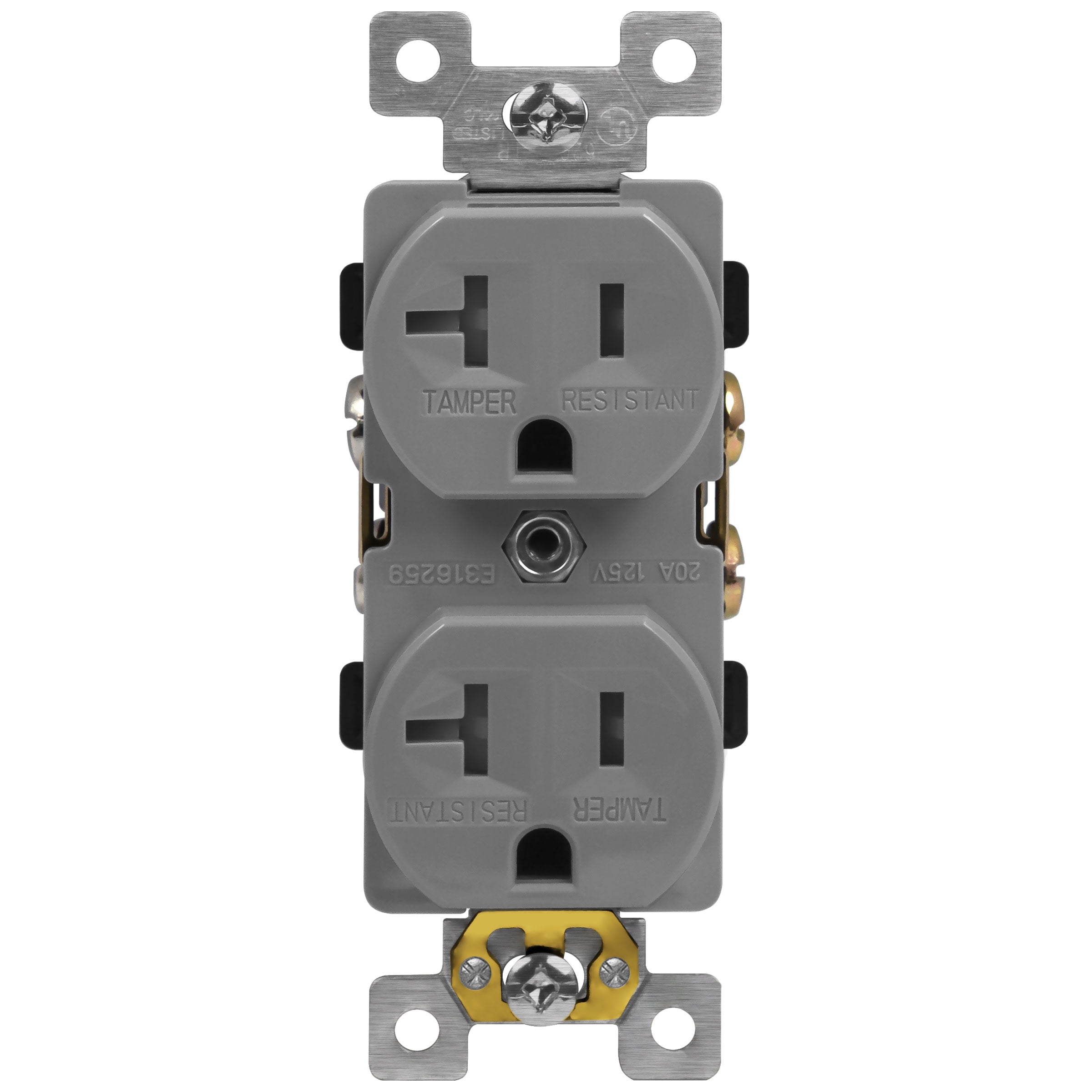 ENERLITES Duplex Receptacle Outlets, Tamper-Resistant, Industrial Grade ...
